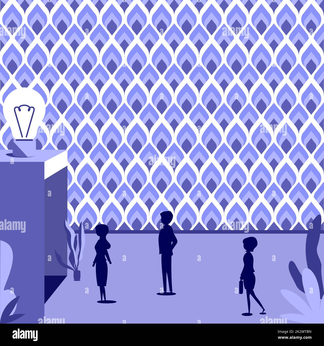 Thee Colleagues Climbing Upwards Mountain Reaching Success Presenting ...