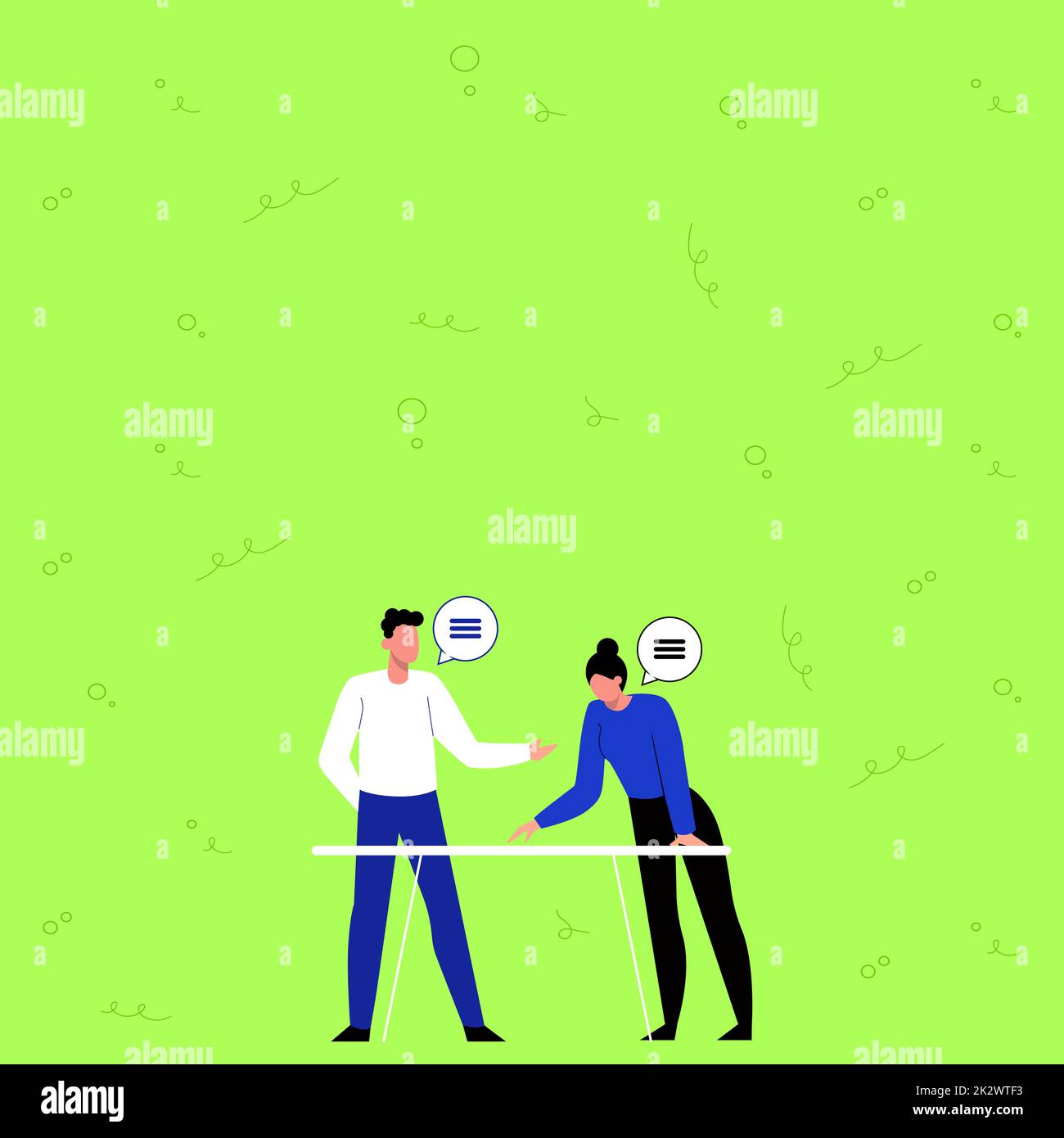 Partners Sharing New Wonderful Ideas For Skill Improvement Discussing ...