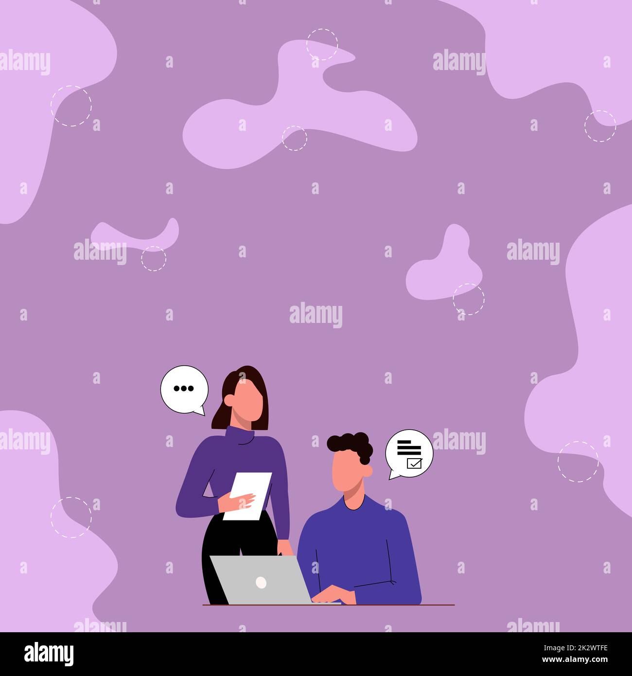 Partners Sharing New Wonderful Ideas For Skill Improvement Discussing ...