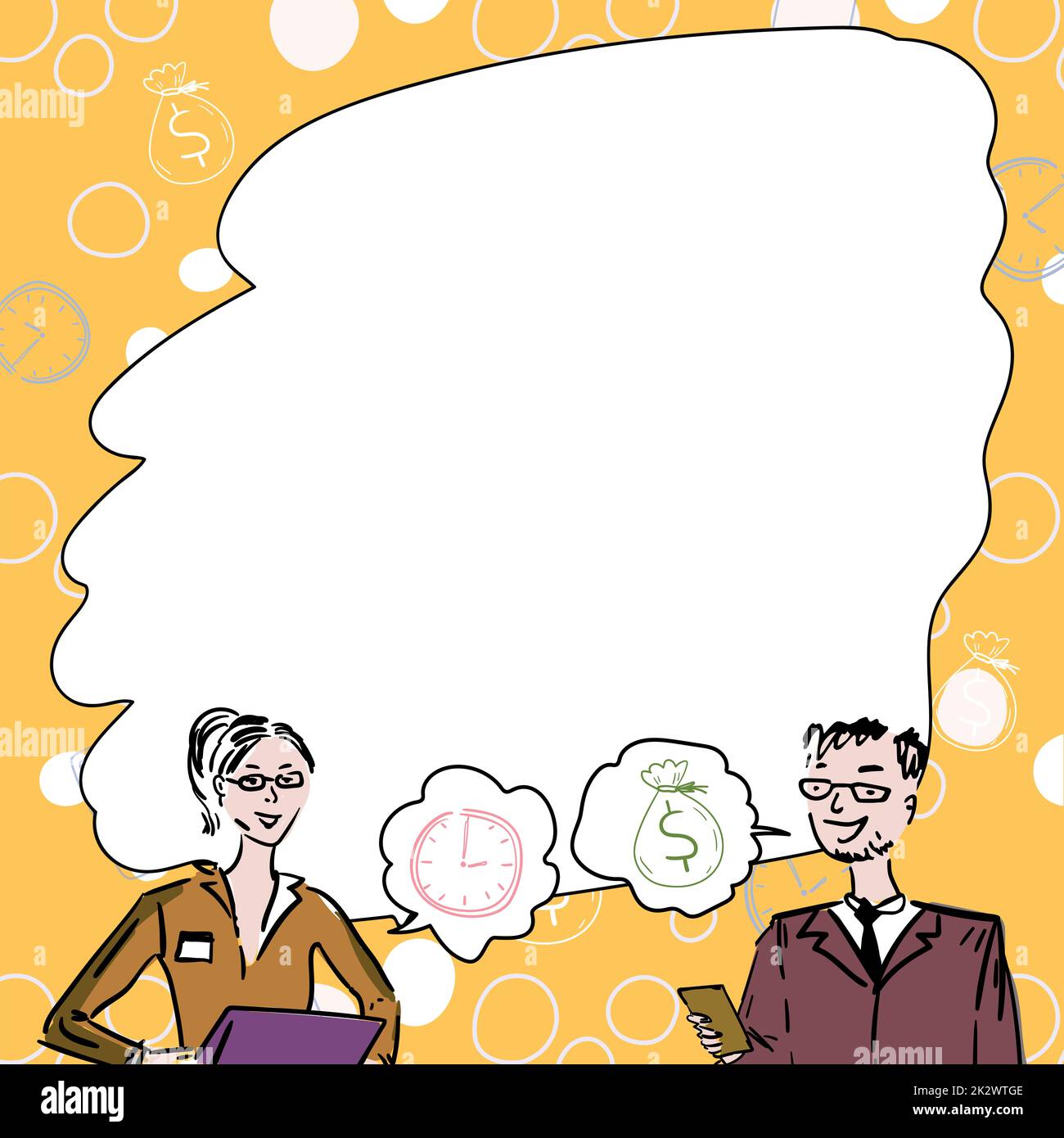 Team Members Looking At Whiteboard Brainstorming Conversation New ...