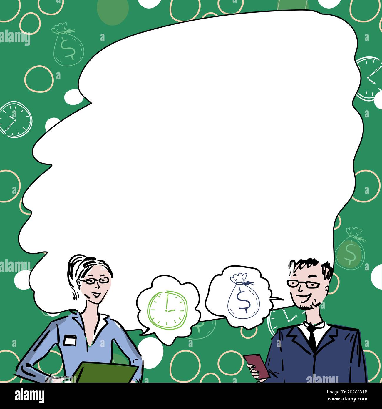 Team Members Looking At Whiteboard Brainstorming Conversation New ...