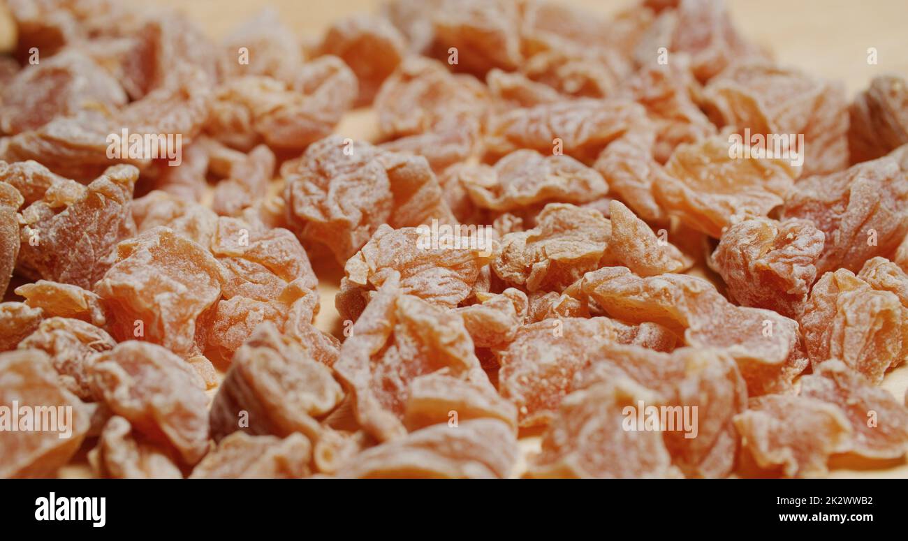 Stack of chinese style dry plum Stock Photo - Alamy