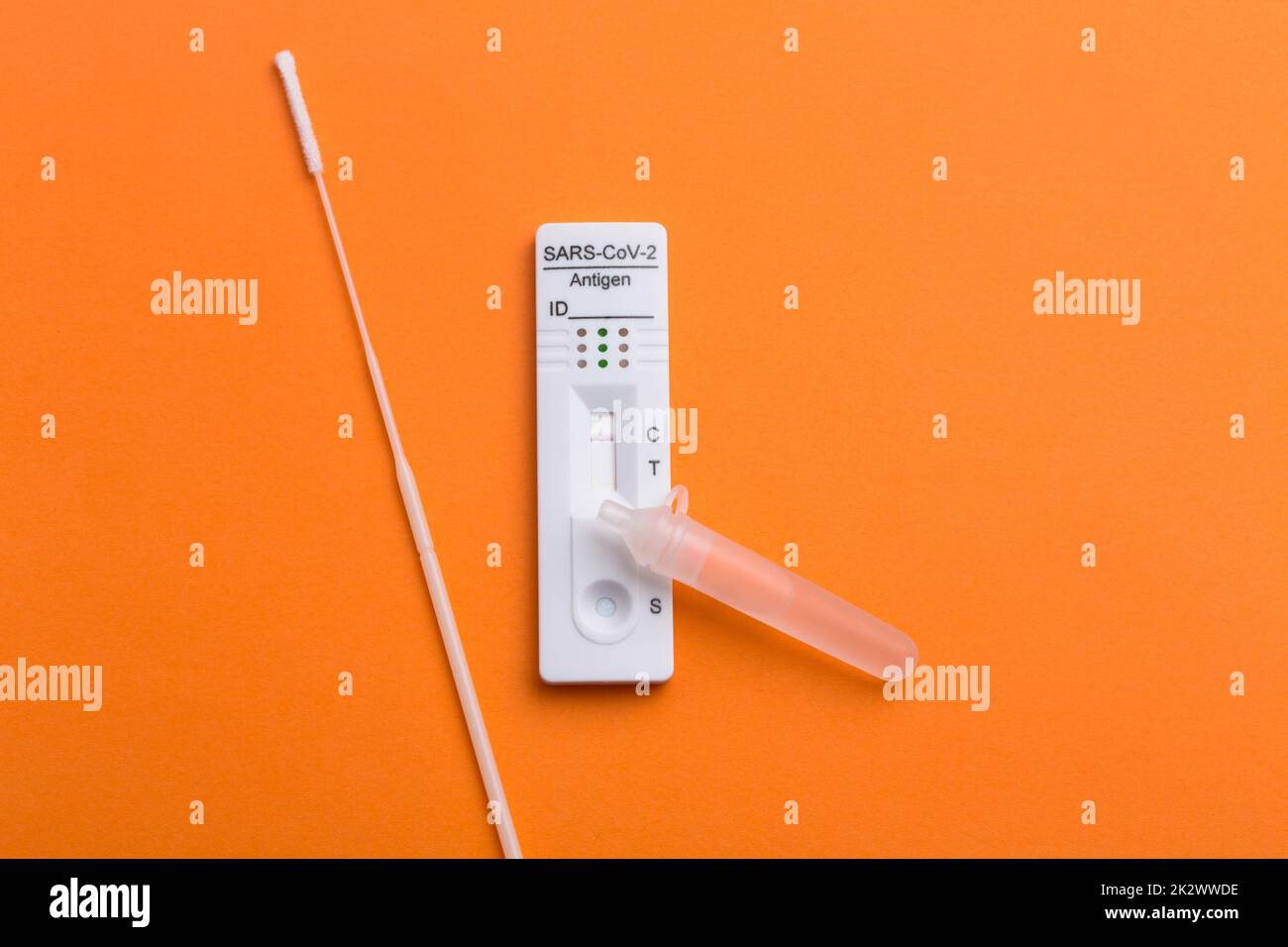 Negative test result by using rapid test device for COVID-19 Stock ...
