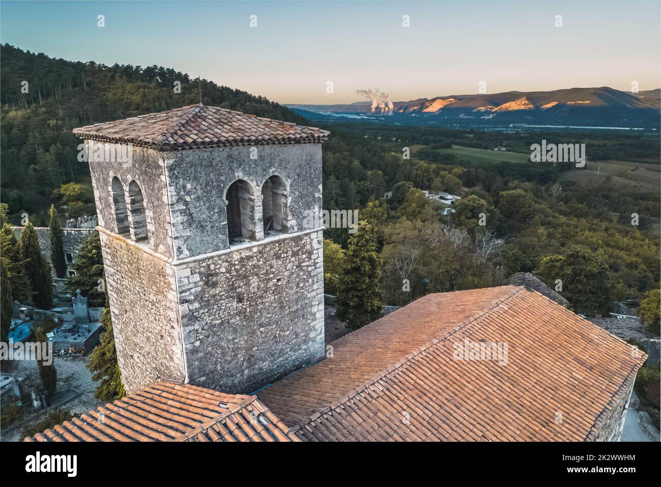 The Sainte-Foy de Mirande Chapel is located in Mirande, in the Drôme ...