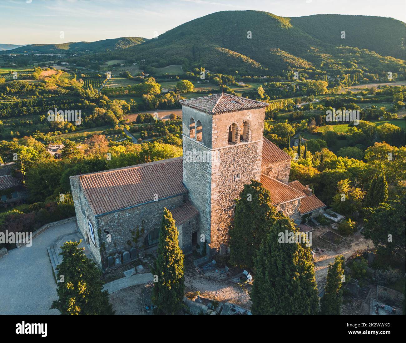 The Sainte-Foy de Mirande Chapel is located in Mirande, in the Drôme ...
