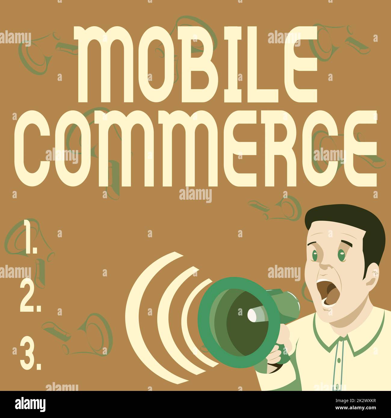 Inspiration Showing Sign Mobile Commerce Business Concept Using Mobile