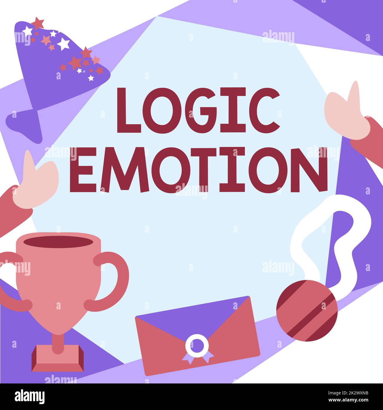 Writing displaying text Logic Emotion. Business approach Unpleasant ...