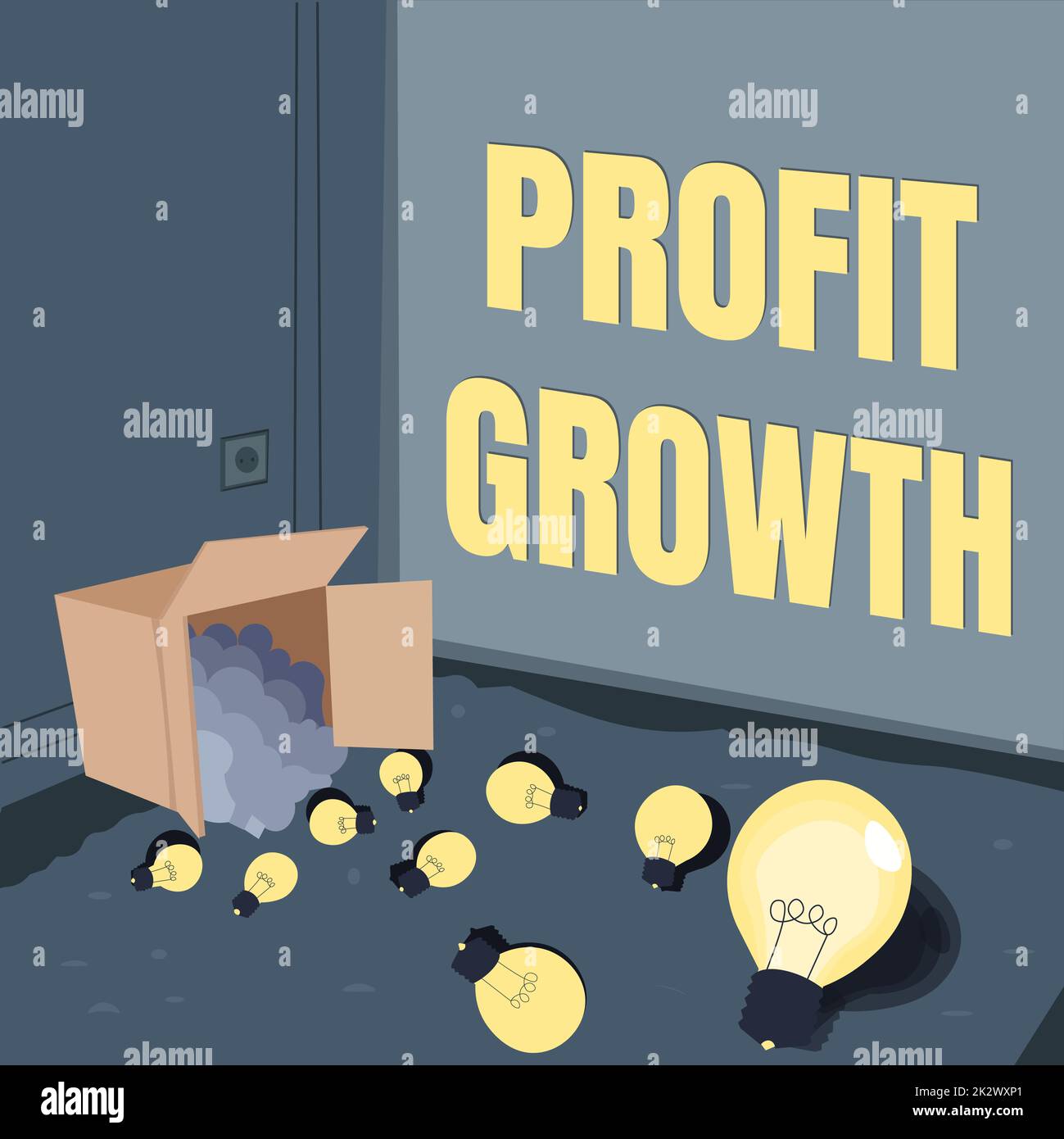 Inspiration showing sign Profit Growth. Word Written on Objectives ...