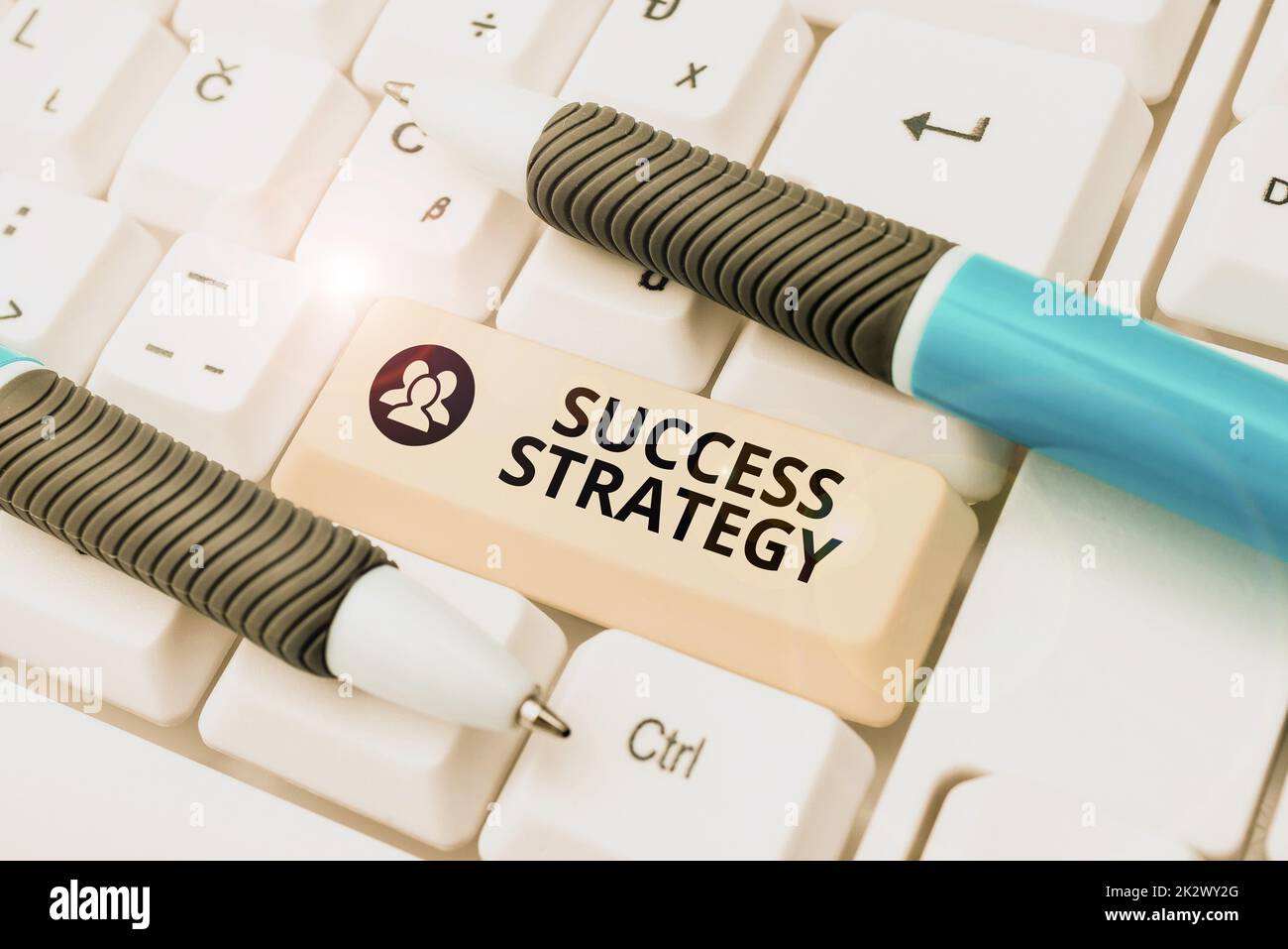 Handwriting text Success Strategy. Conceptual photo provides guidance the bosses needs to run ...