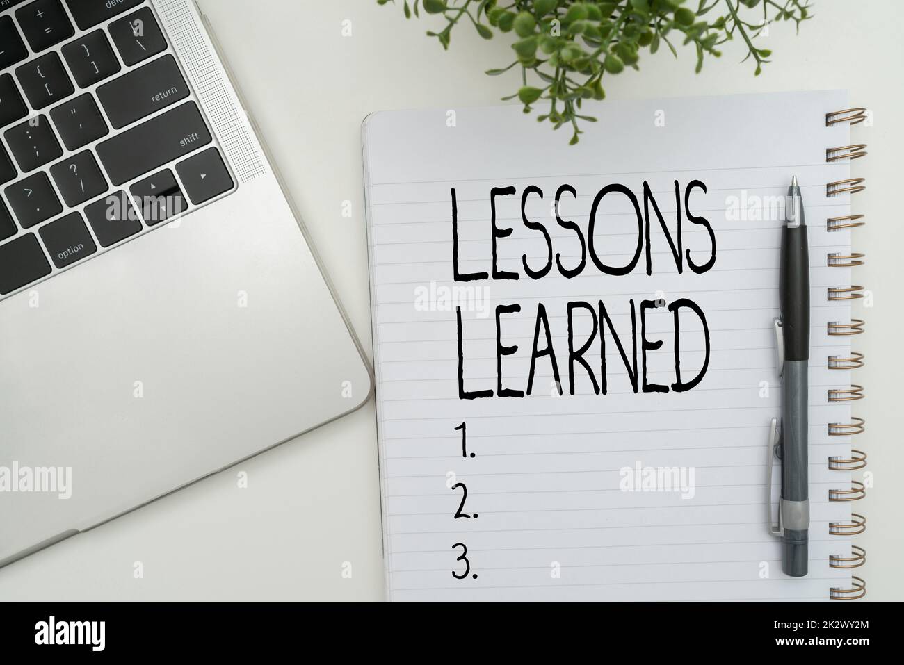 Inspiration showing sign Lessons Learned. Business showcase Promote ...