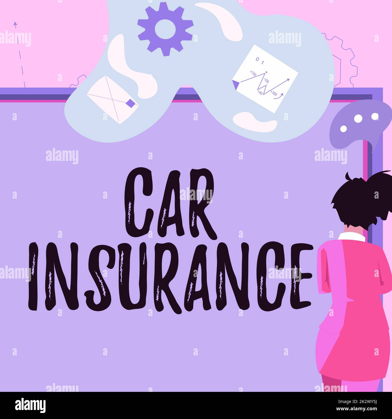 Text sign showing Car Insurance. Word for Accidents coverage ...