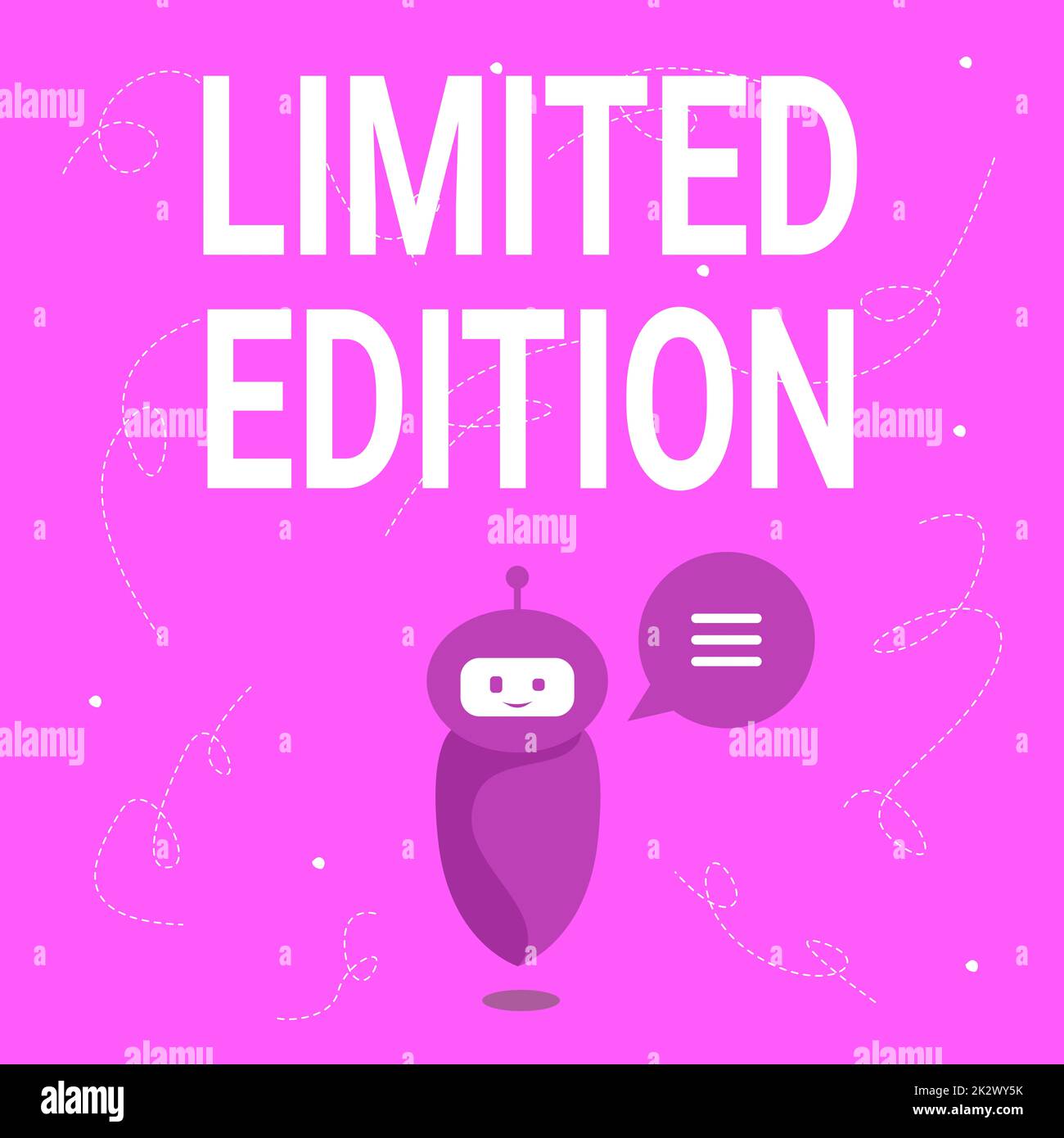 Conceptual caption Limited Edition. Business showcase Work of something ...