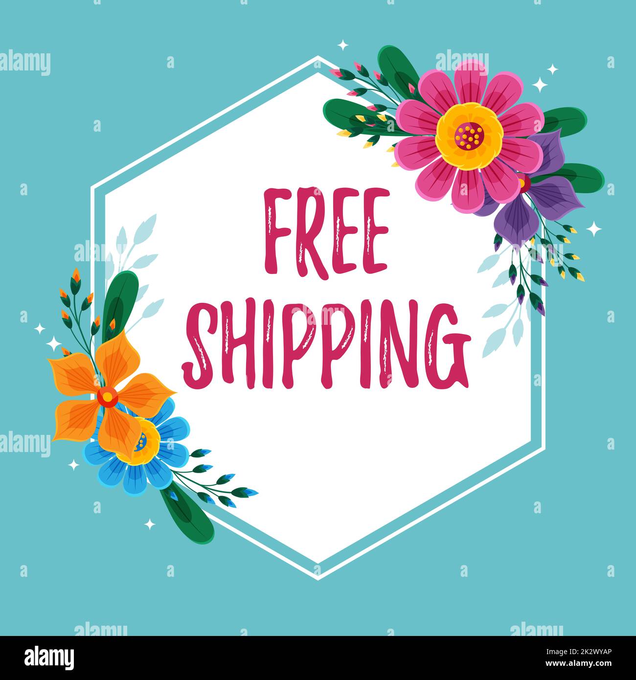 Sign displaying Free Shipping. Business overview Freight Cargo ...