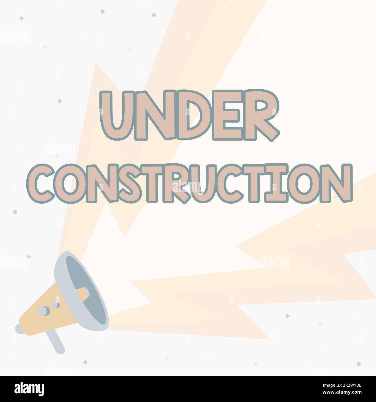 Inspiration showing sign Under Construction. Internet Concept project ...