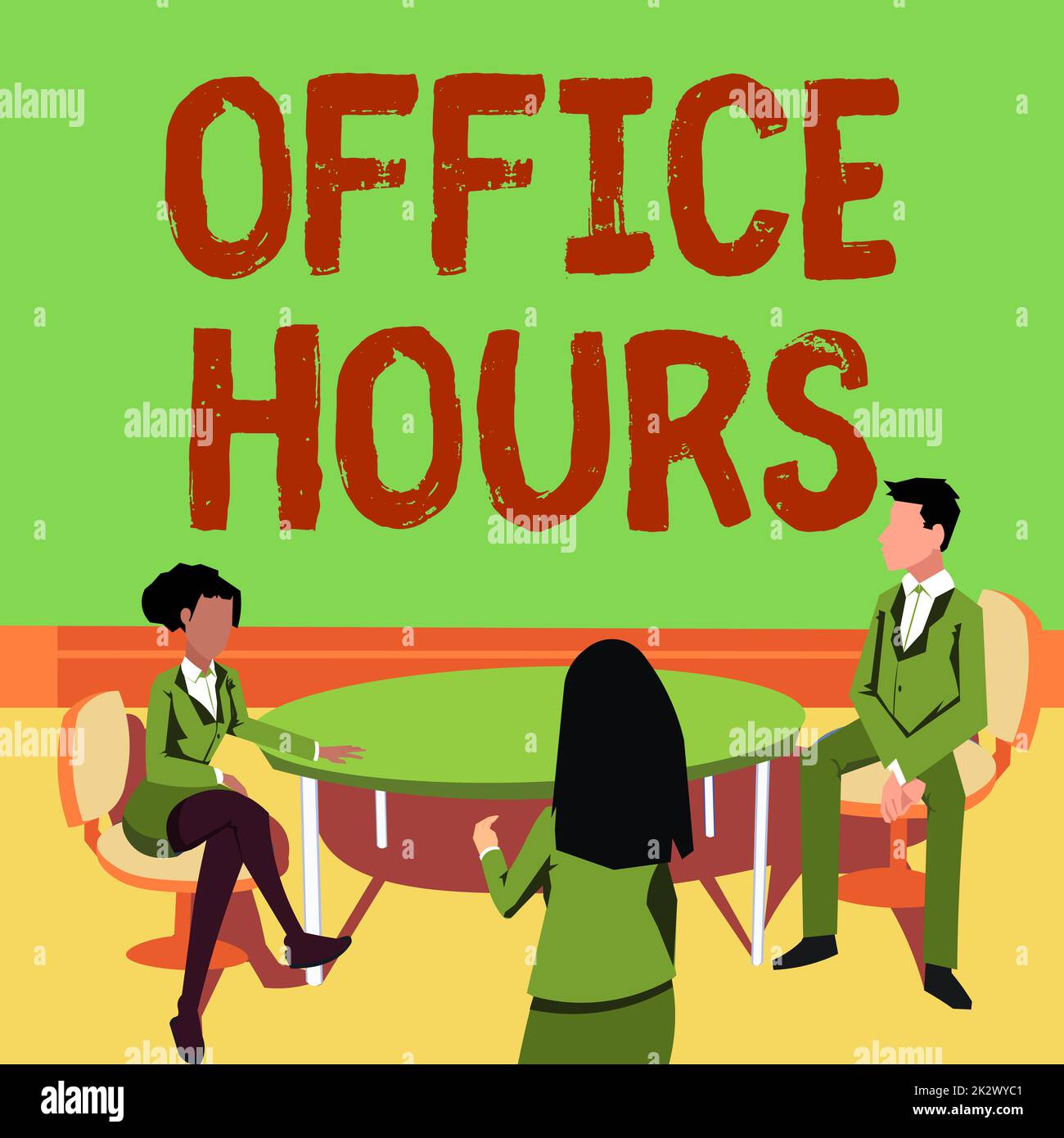 Conceptual caption Office Hours. Concept meaning The hours which ... Conceptual caption Office Hours. Concept meaning The hours which ...
