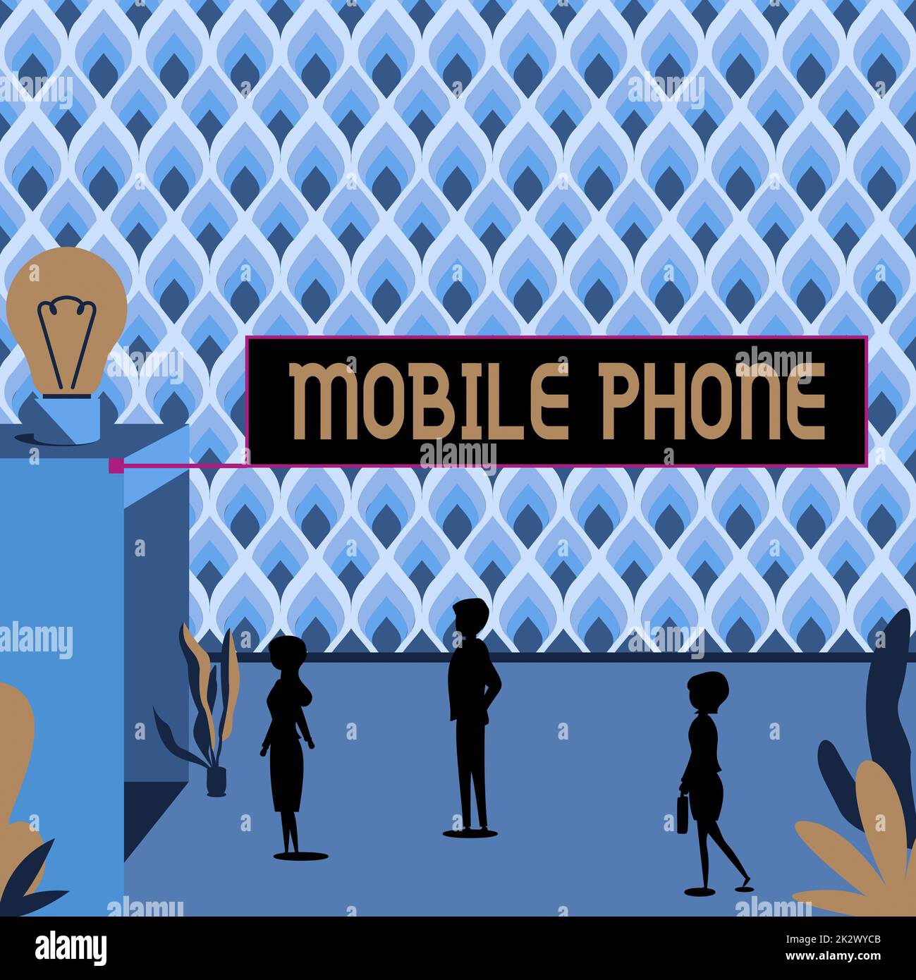 Conceptual caption Mobile Phone. Conceptual photo A handheld device ...