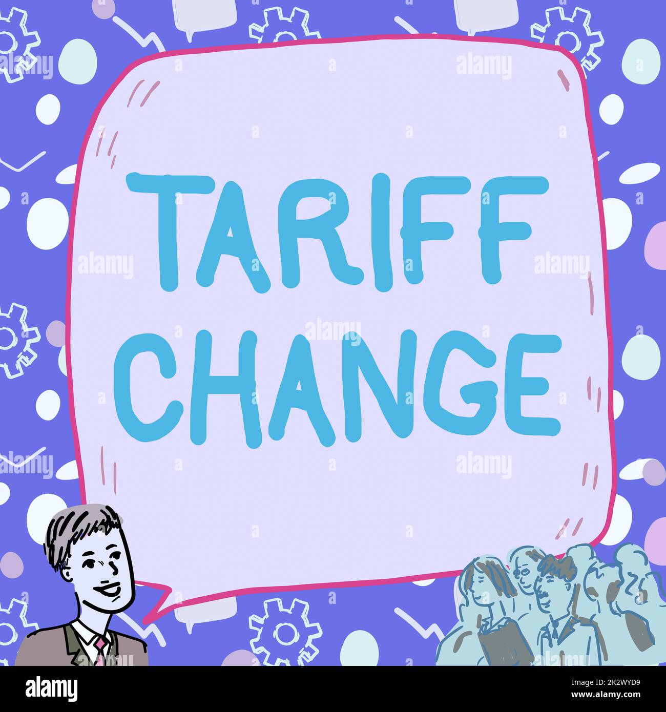 Text sign showing Tariff Change. Business approach Amendment of Import ...