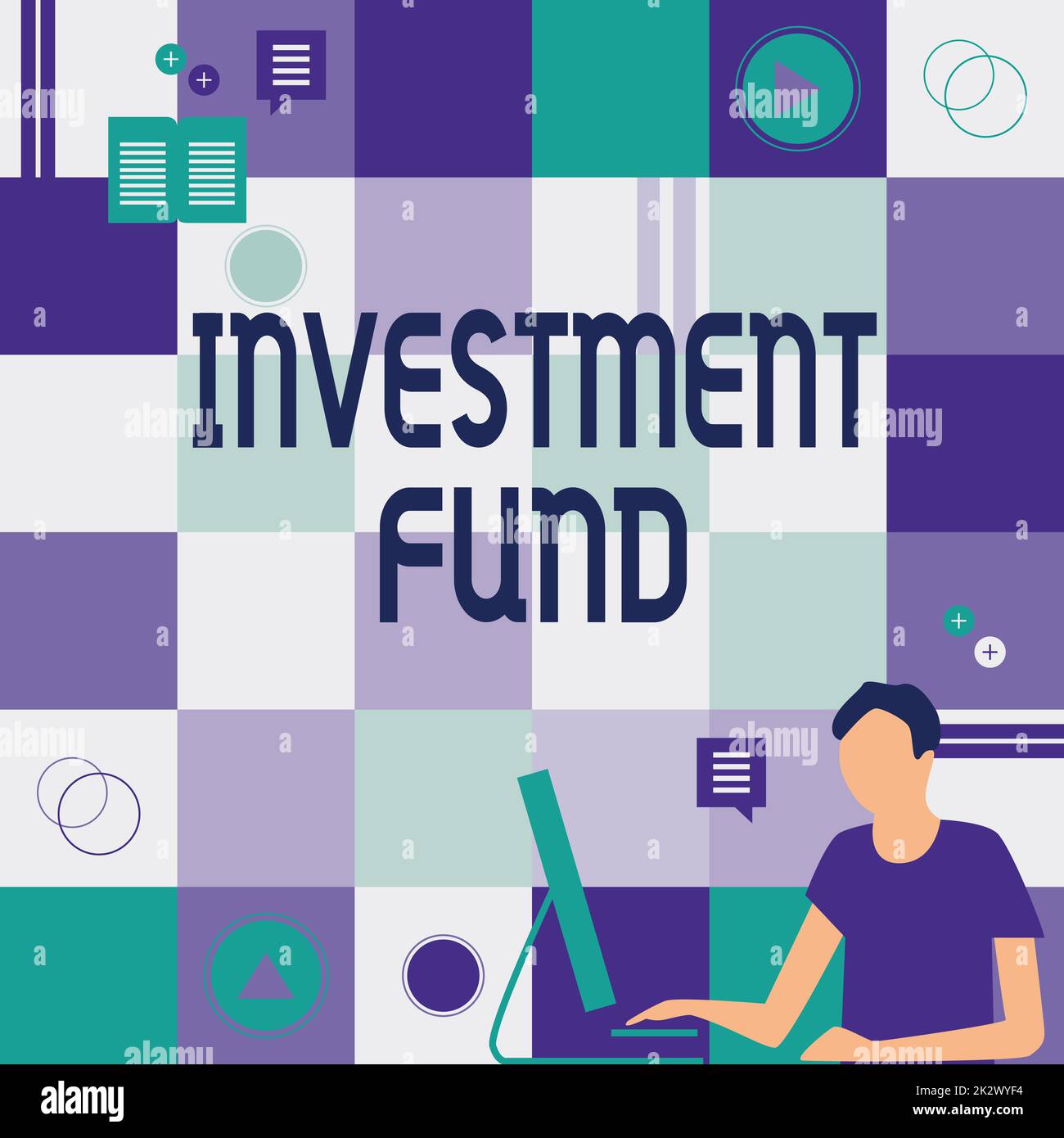 Text caption presenting Investment Fund. Concept meaning A supply of ...