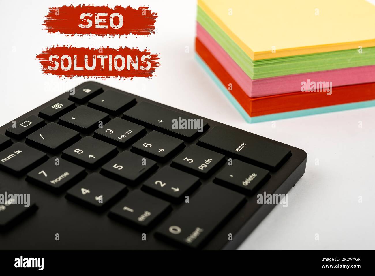 Writing displaying text Seo Solutions. Business idea Search Engine ...