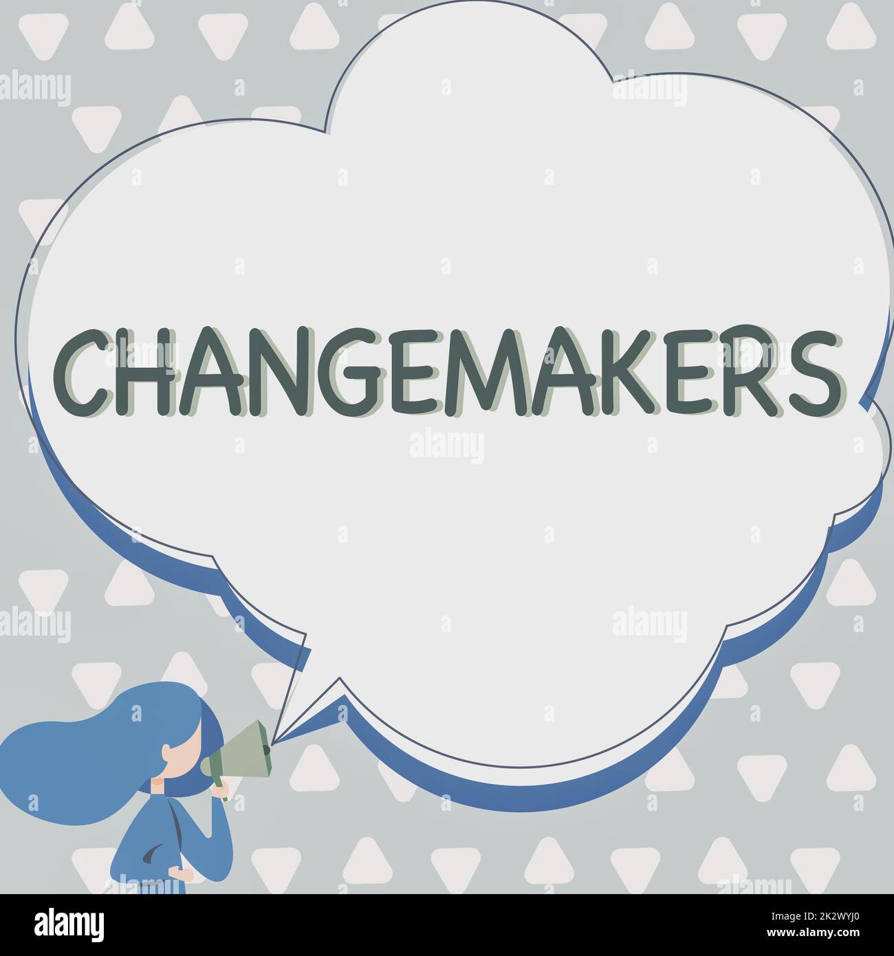 Inspiration showing sign Changemakers. Business overview Young Turk ...