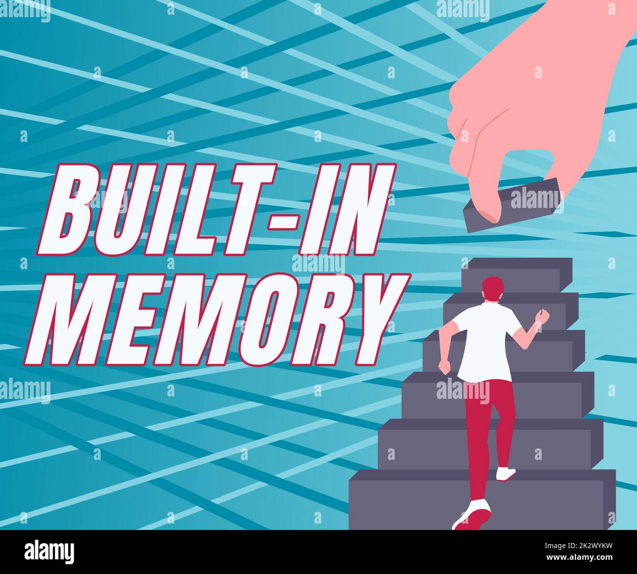 Inspiration showing sign Built In Memory. Business concept device or ...