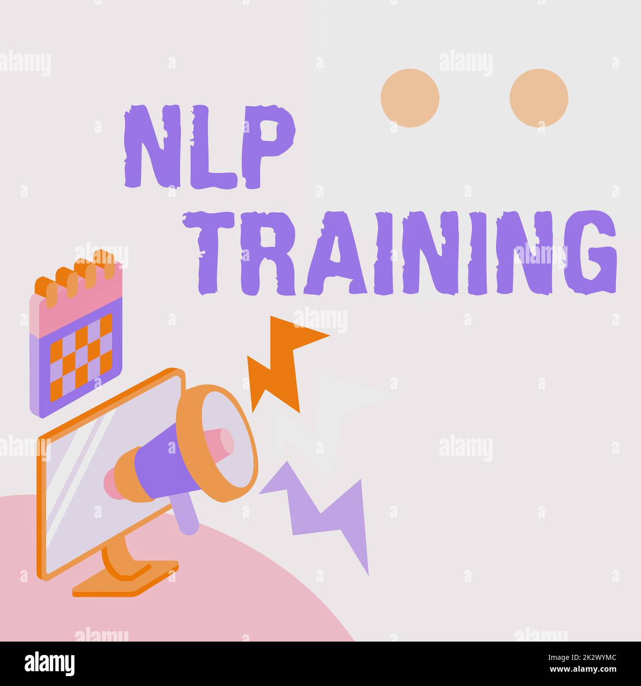 Handwriting text Nlp Training. Word Written on the study of the ...