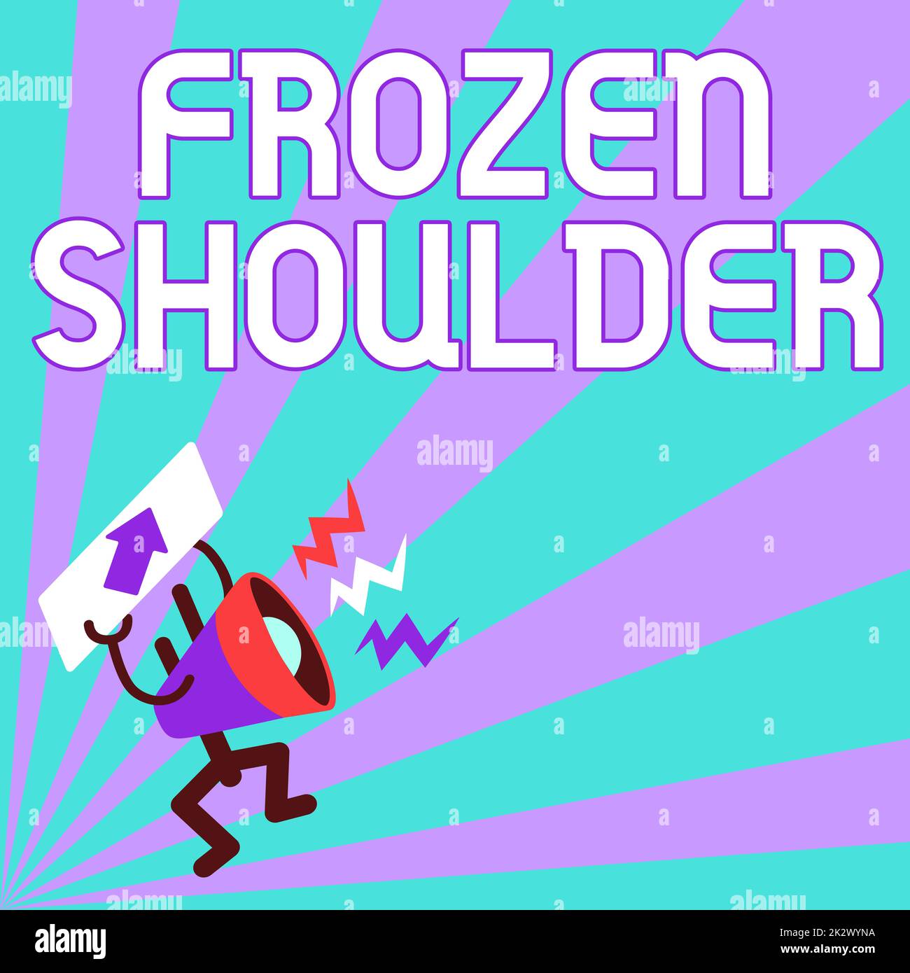 Handwriting text Frozen Shoulder. Conceptual photo characterized by ...