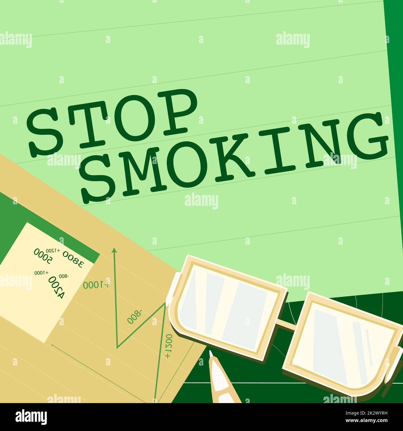 Text caption presenting Stop Smoking. Business idea Discontinuing or ...