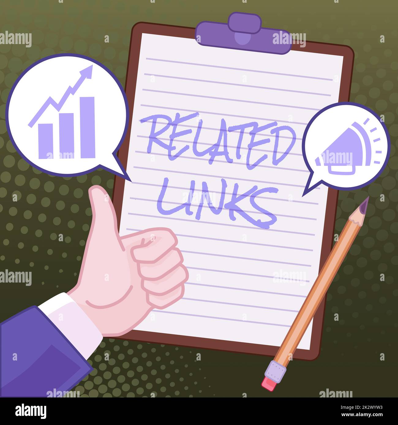 Text sign showing Related Links. Business concept Website inside a ...