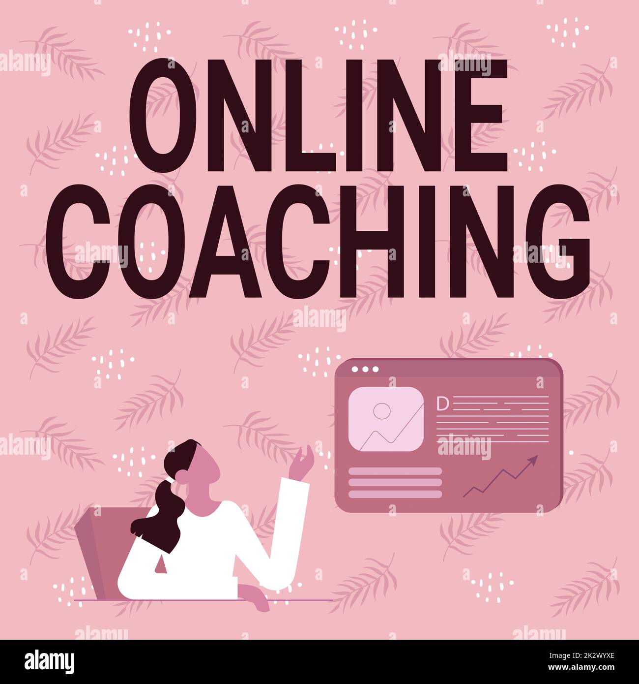 Sign displaying Online Coaching. Conceptual photo Learning from online ...