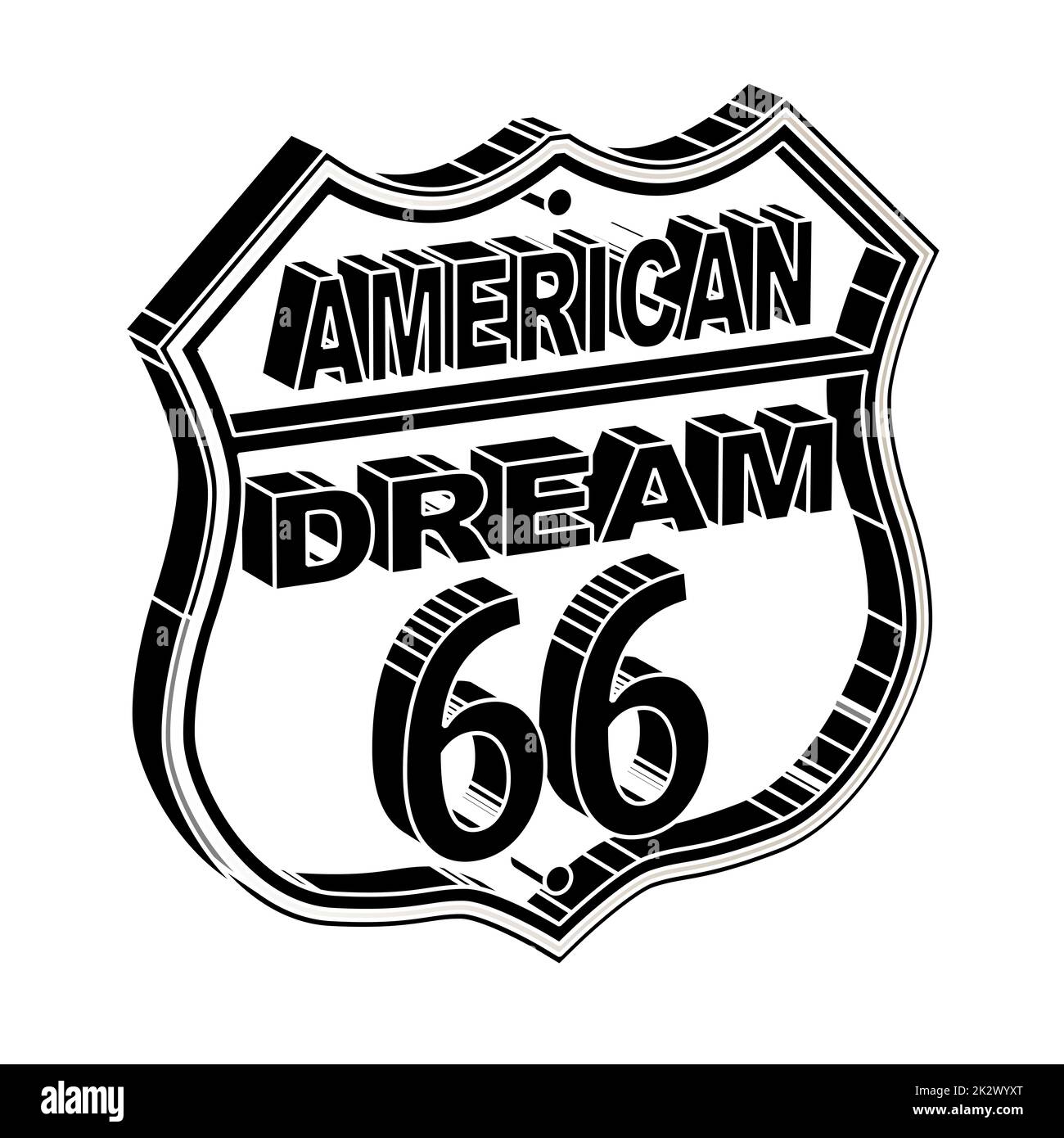 American Dream Sign Stock Photo - Alamy
