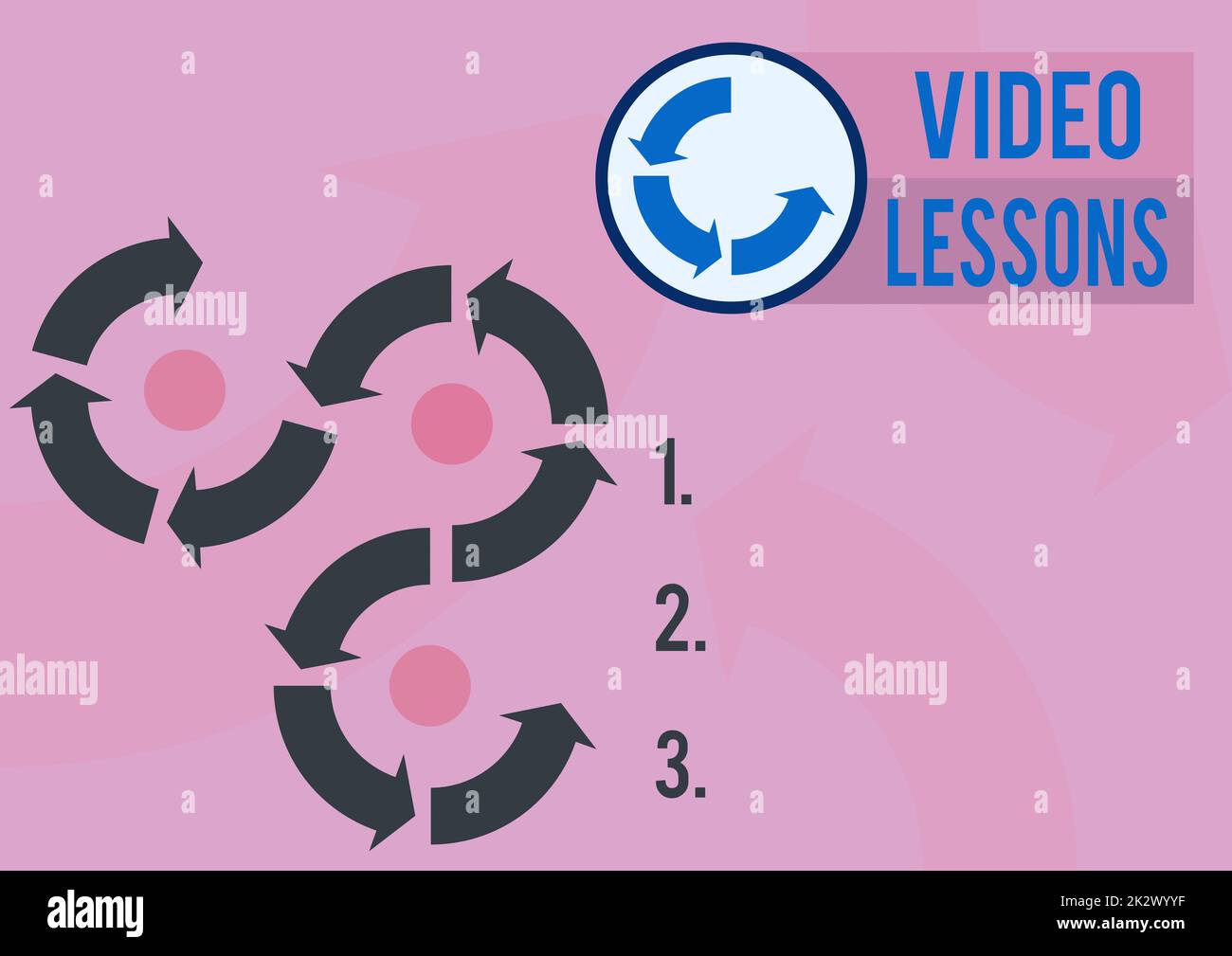 Text caption presenting Video Lessons. Internet Concept Online ...