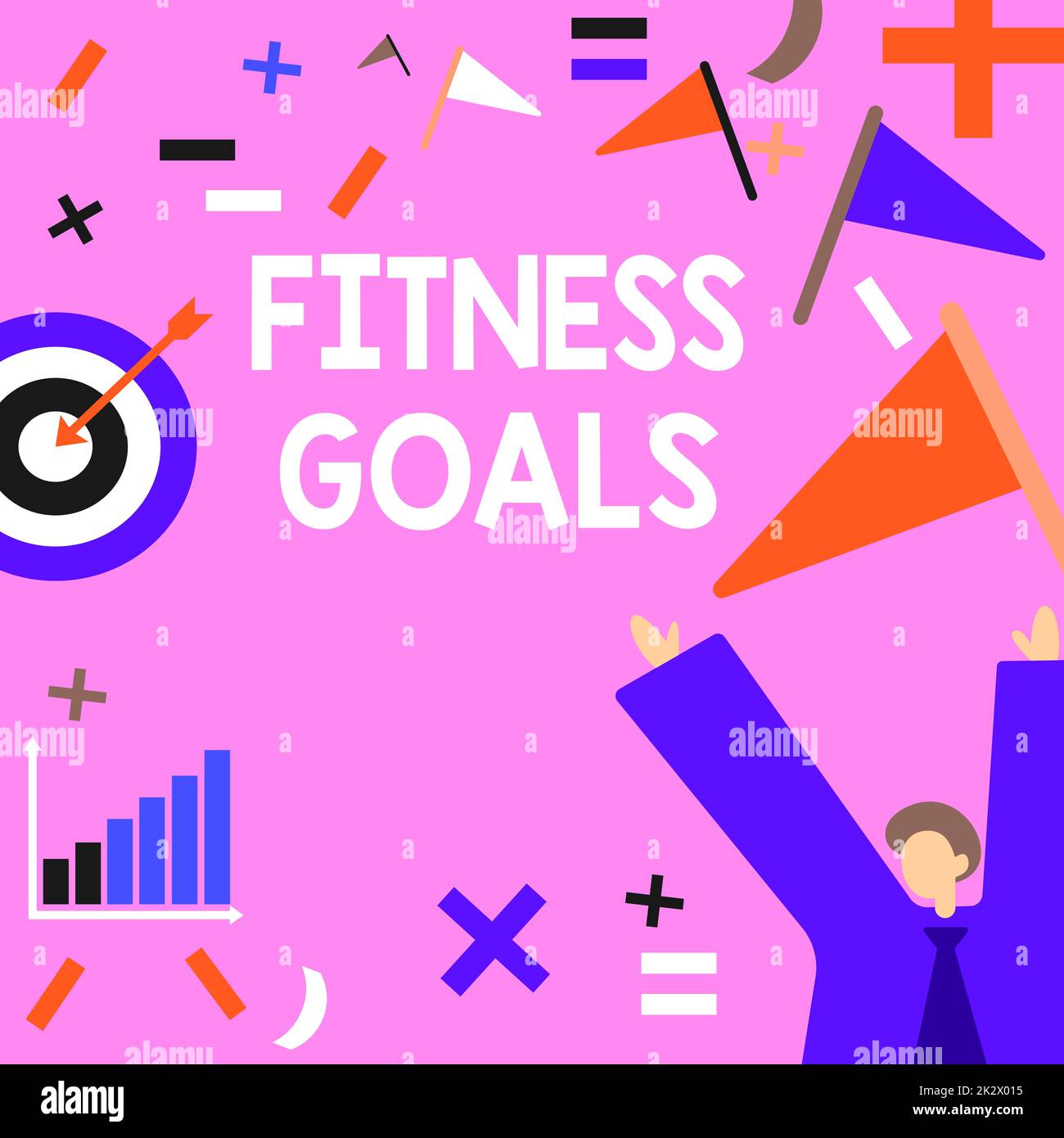 Conceptual display Fitness Goals. Internet Concept Loose fat Build ...