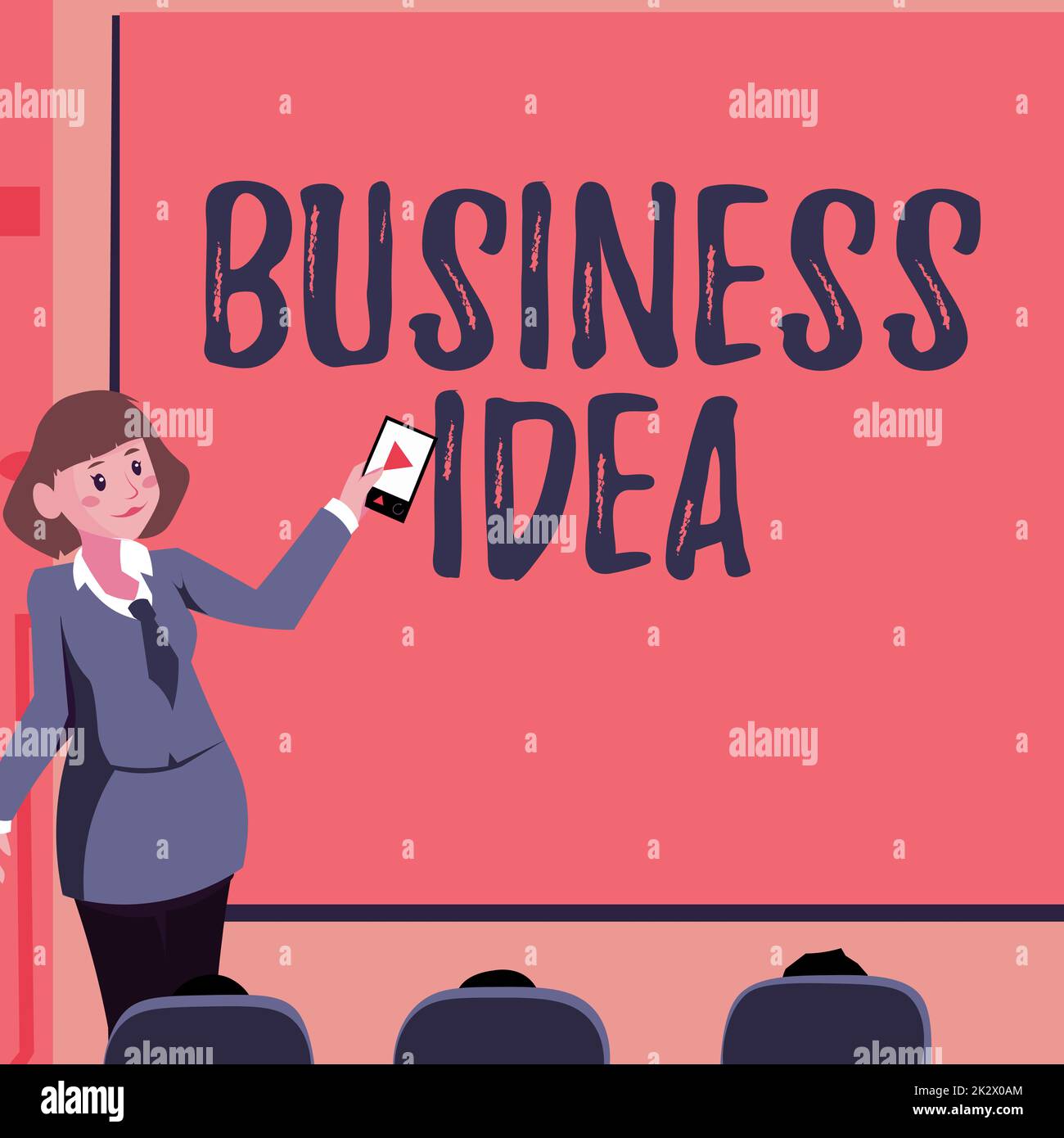 Text sign showing Business Idea. Conceptual photo the concept which can ...