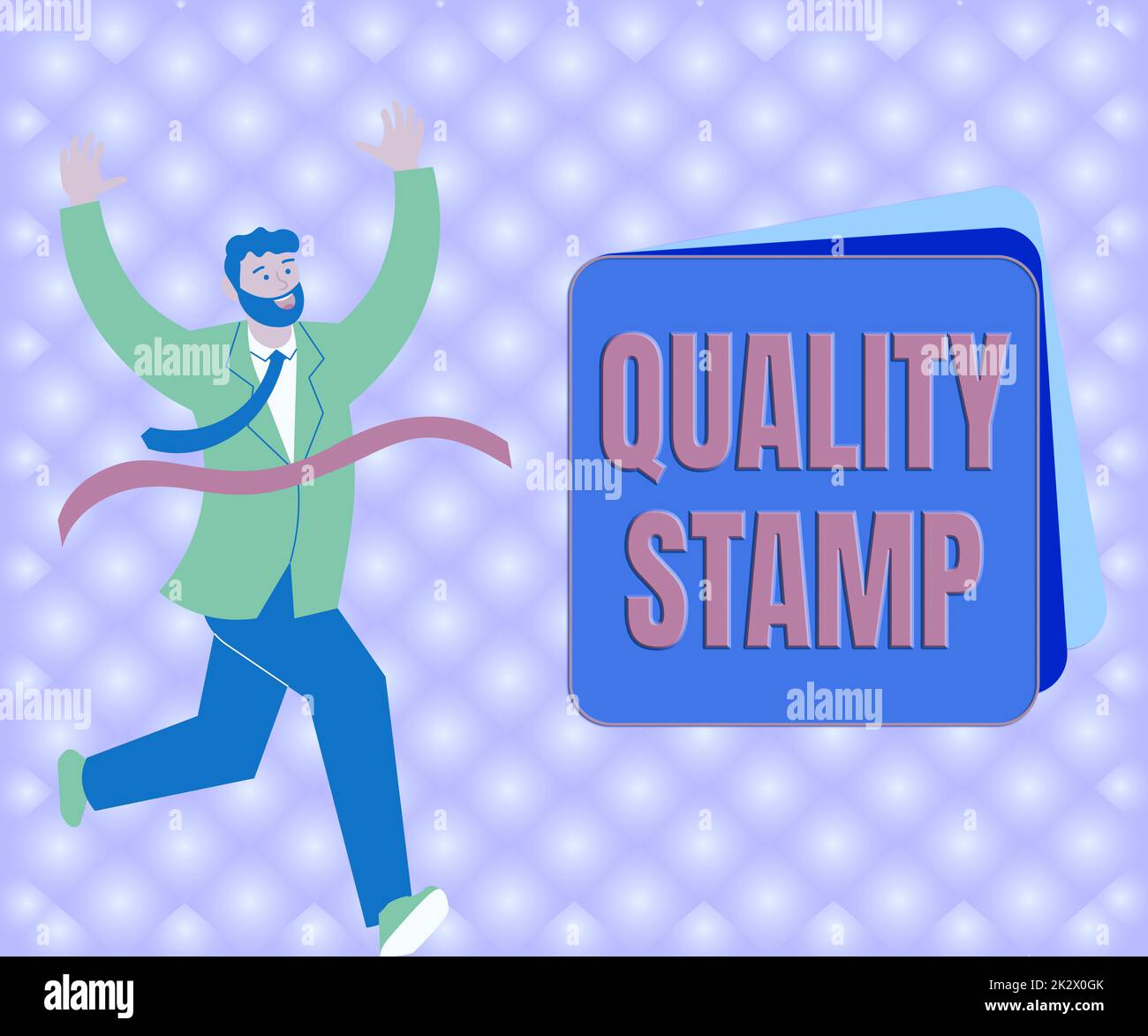 Conceptual caption Quality Stamp. Internet Concept Seal of Approval ...