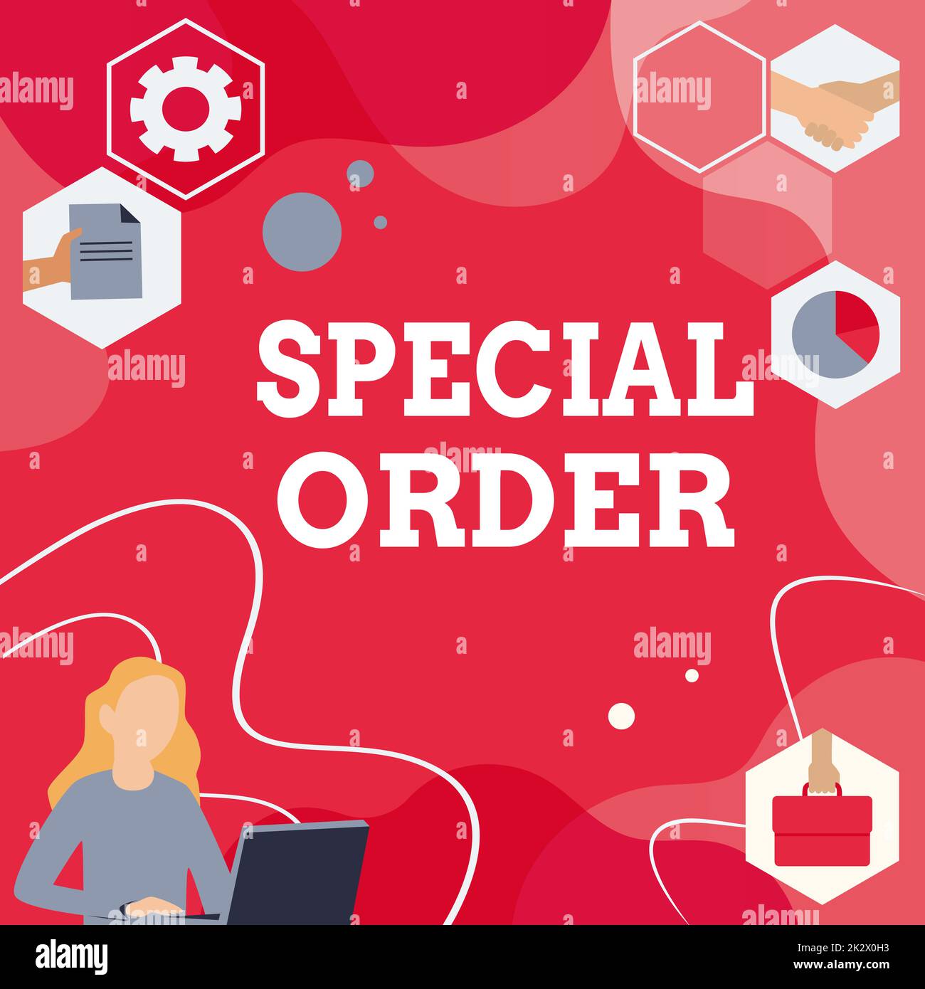 Text showing inspiration Special Order. Business idea Specific Item ...