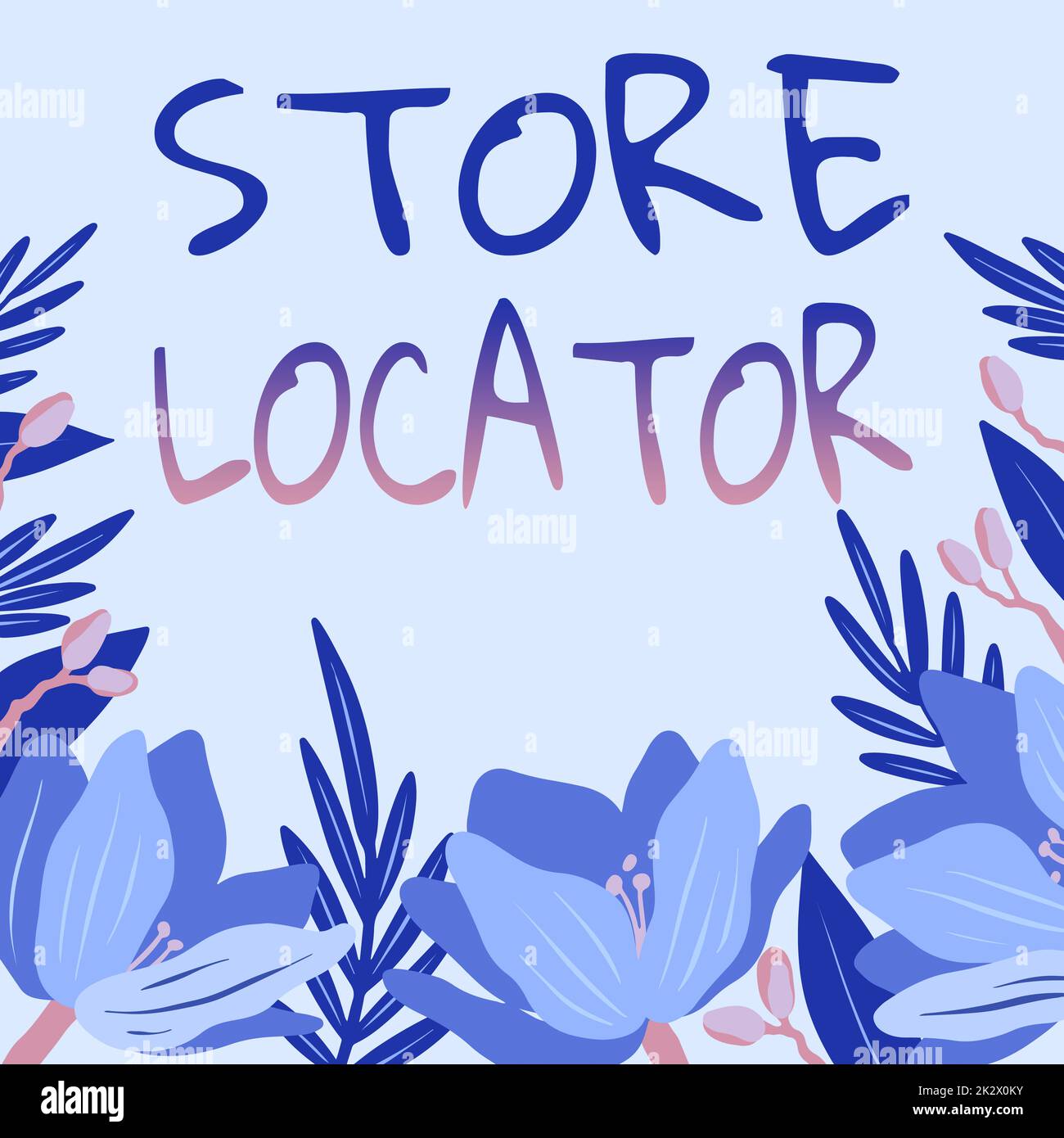 Text caption presenting Store Locator. Business overview to know the ...