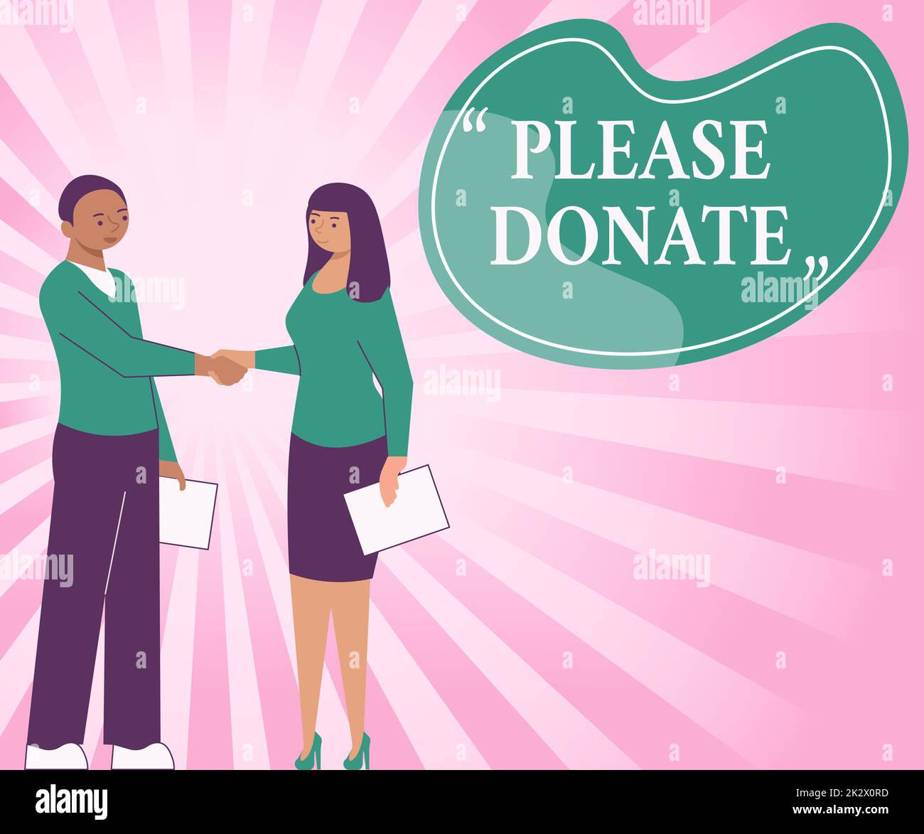 Text showing inspiration Please Donate. Word Written on Supply Furnish ...