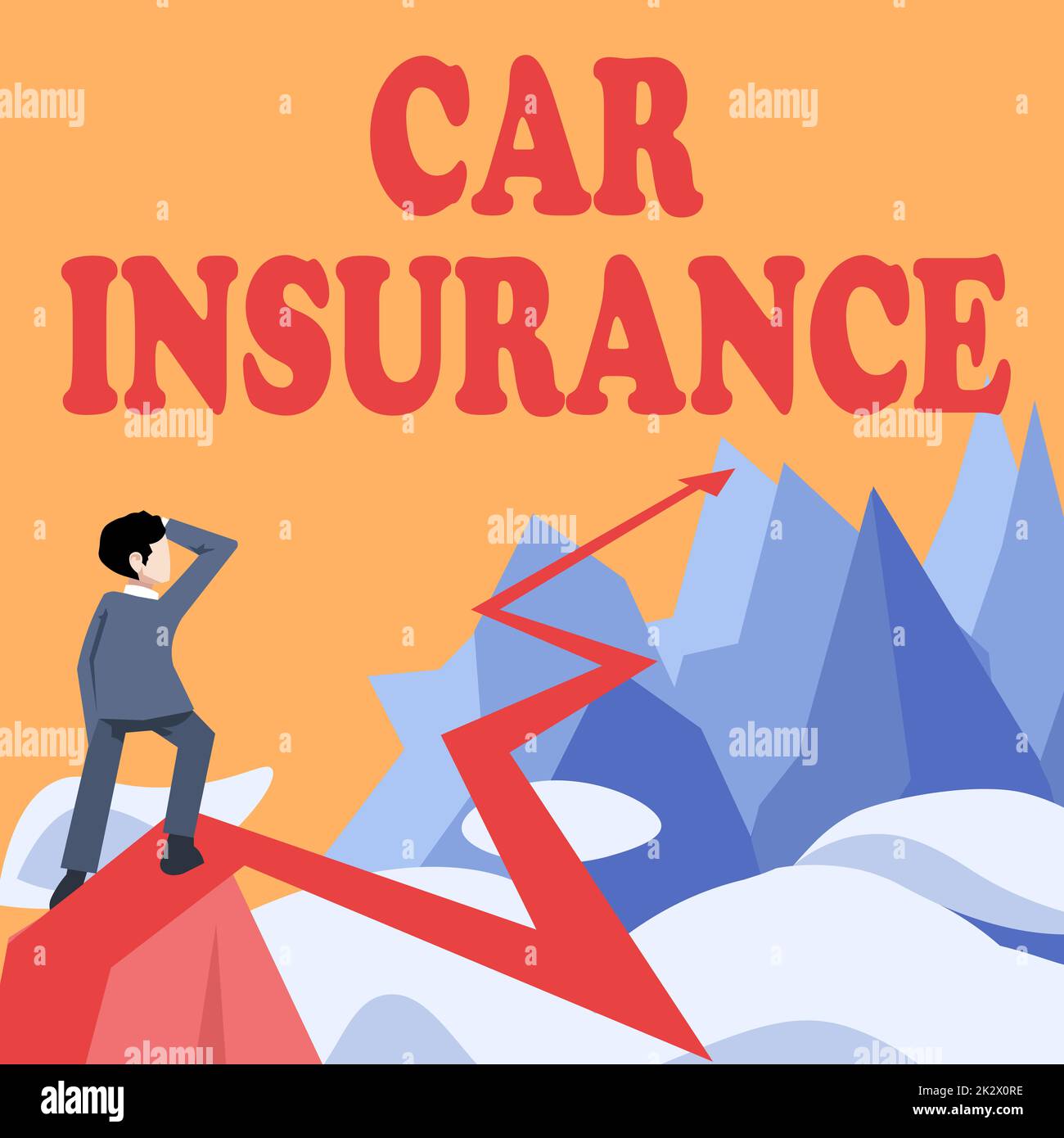 Text caption presenting Car Insurance. Business approach Accidents ...