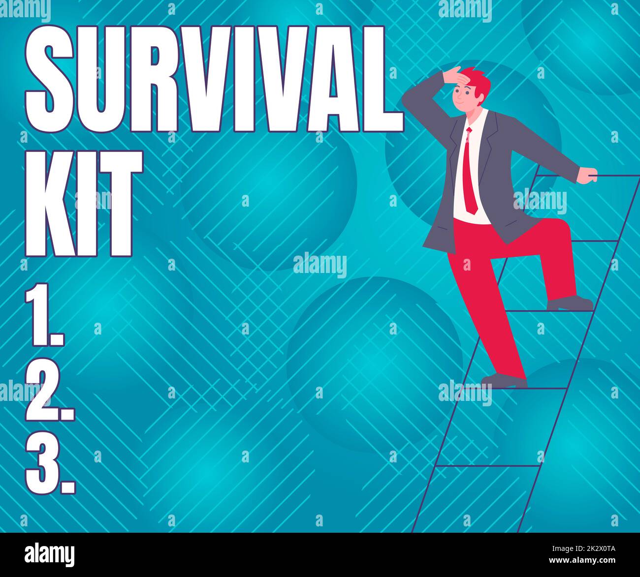 Inspiration showing sign Survival Kit. Business approach Emergency ...