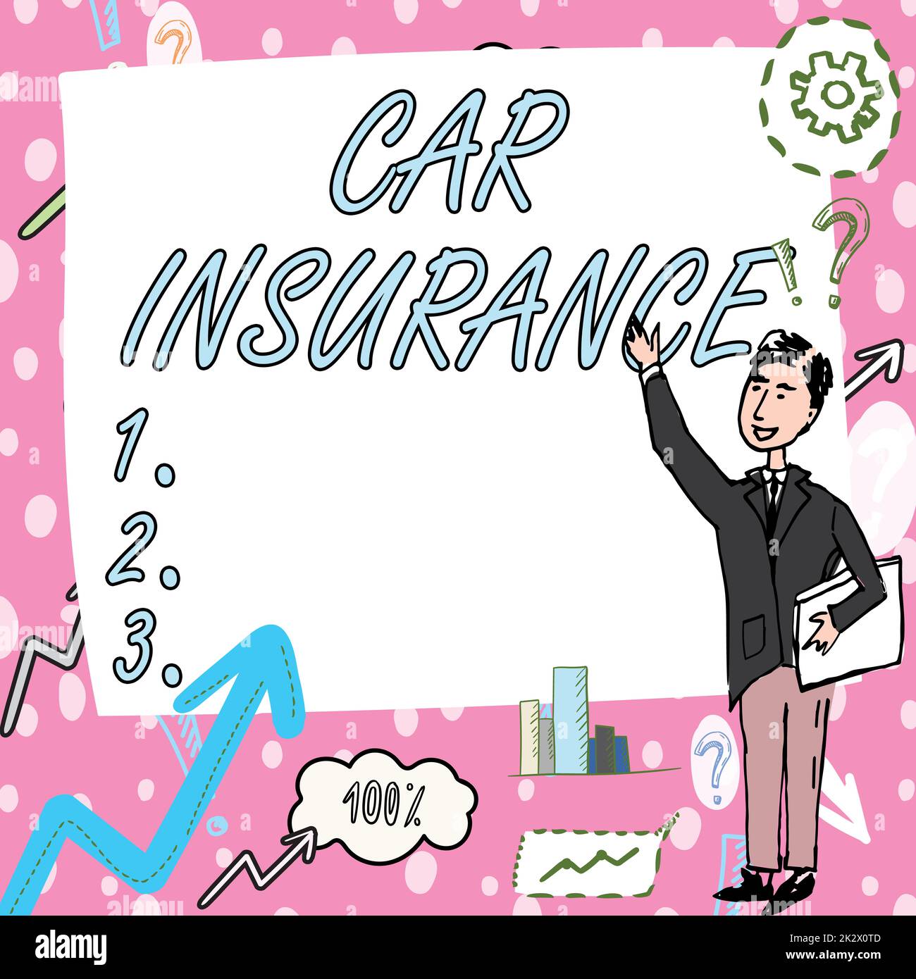 Text showing inspiration Car Insurance. Conceptual photo Accidents ...