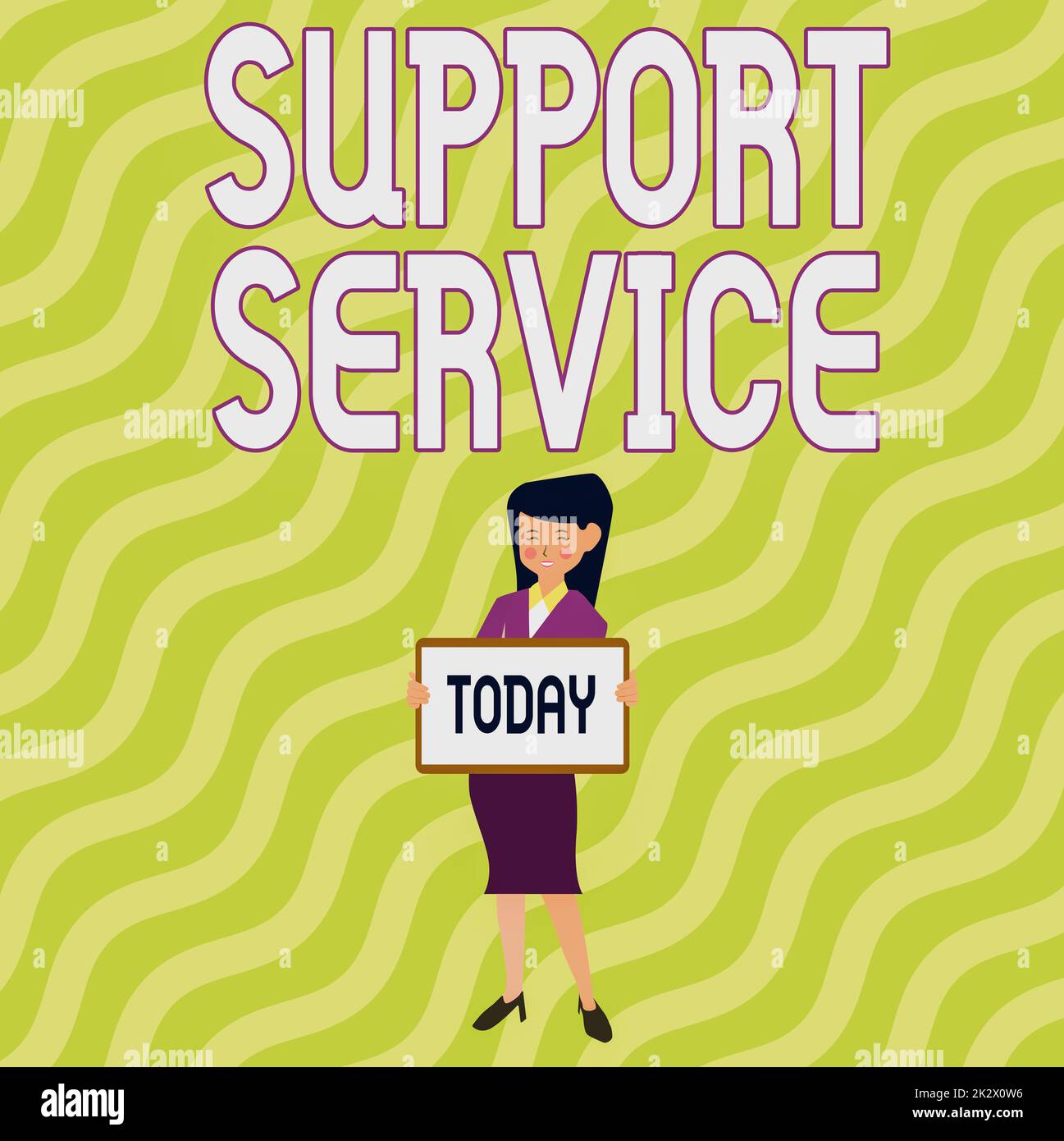 Handwriting text Support Service. Business showcase activity for ... Handwriting text Support Service. Business showcase activity for ...