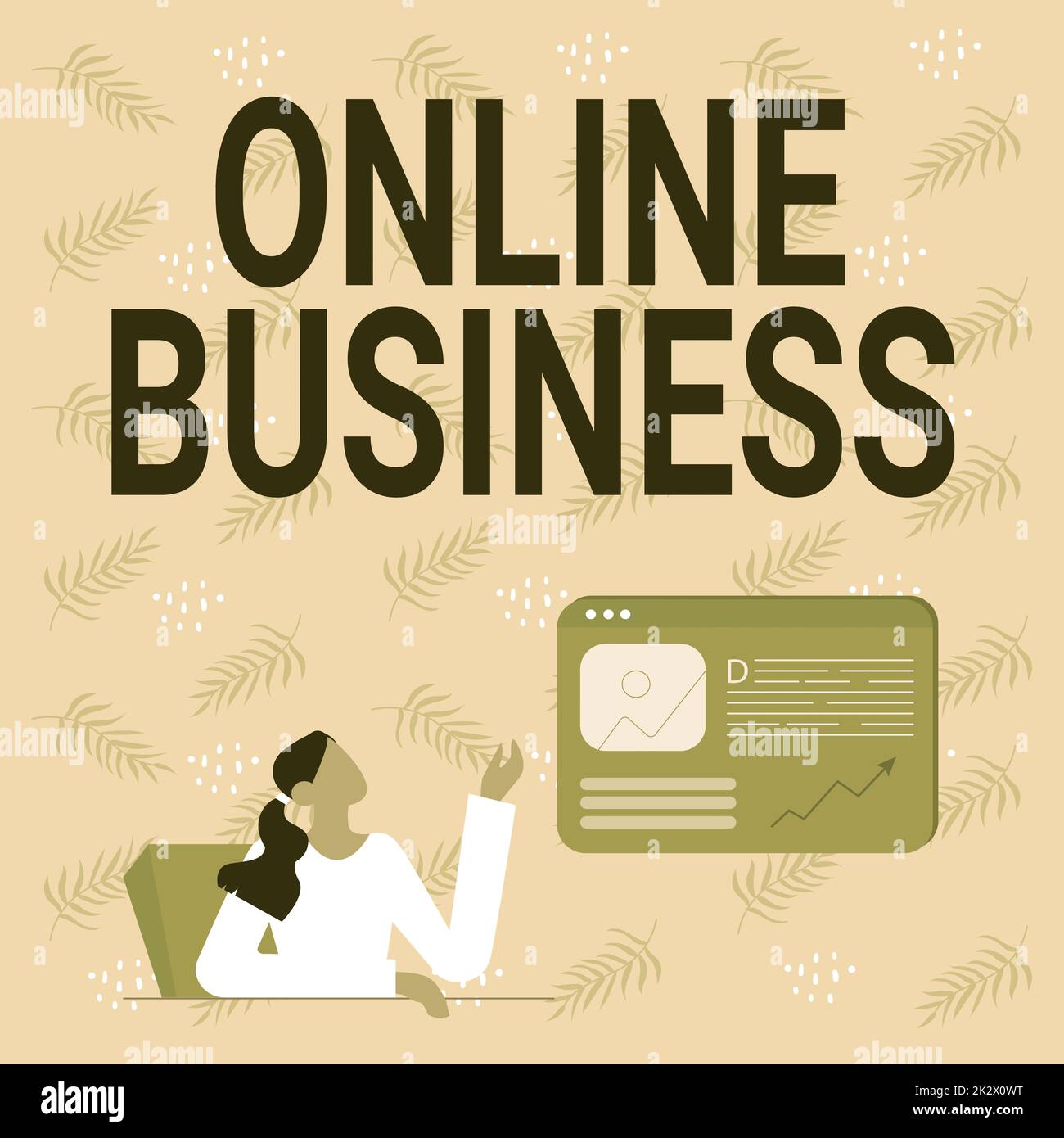 Sign displaying Online Business. Business approach Commercial ...