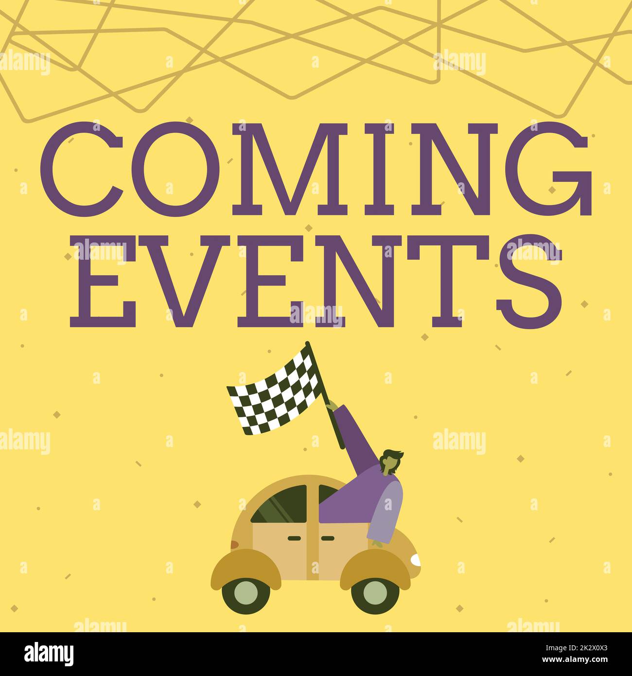 Handwriting text Coming Events. Business approach Happening soon ...