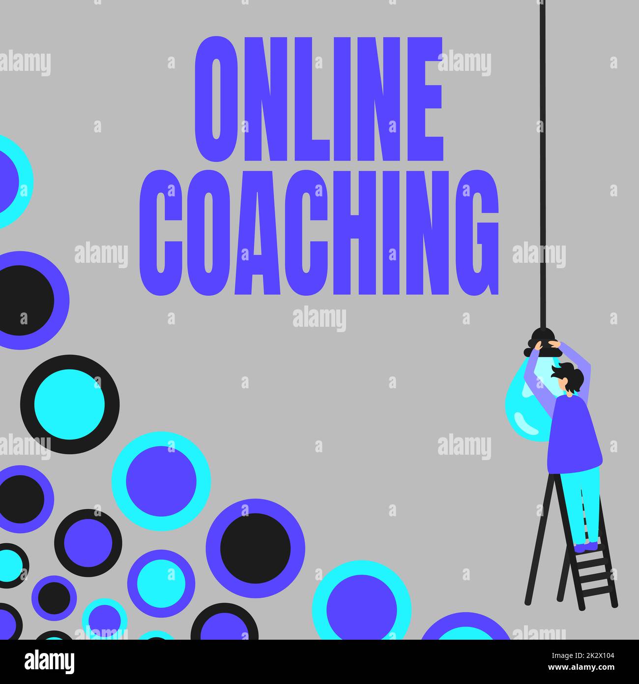 Writing displaying text Online Coaching. Conceptual photo Learning from ...