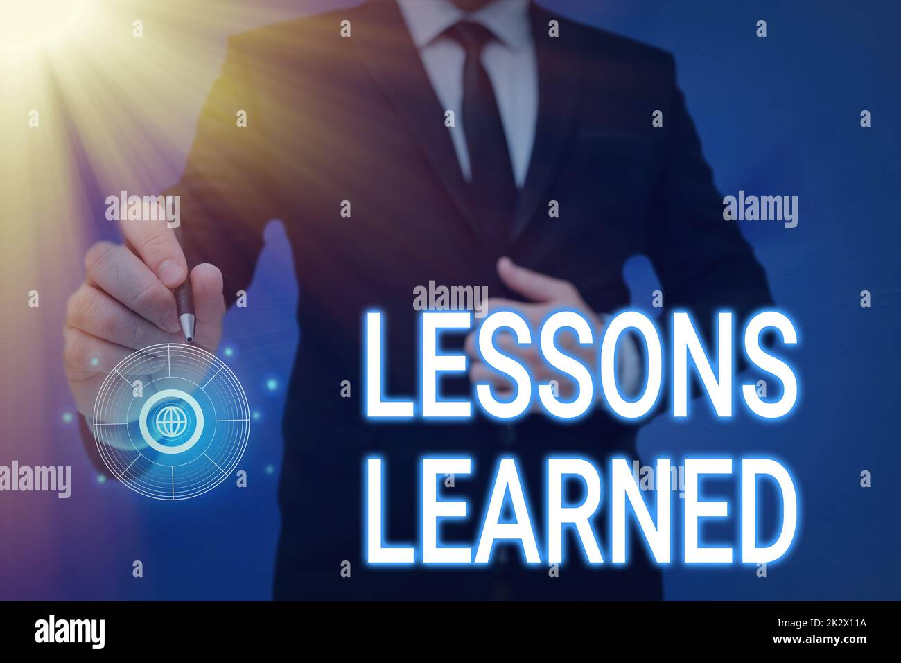 Hand writing sign Lessons Learned. Conceptual photo Promote share and ...