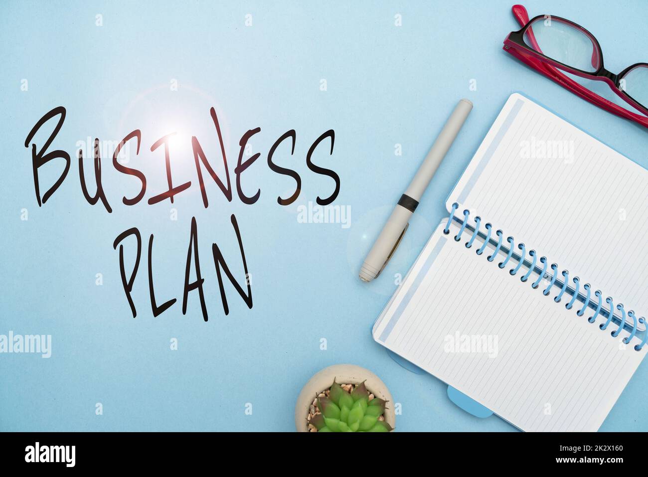 Text sign showing Business Plan. Business approach Structural Strategy ...
