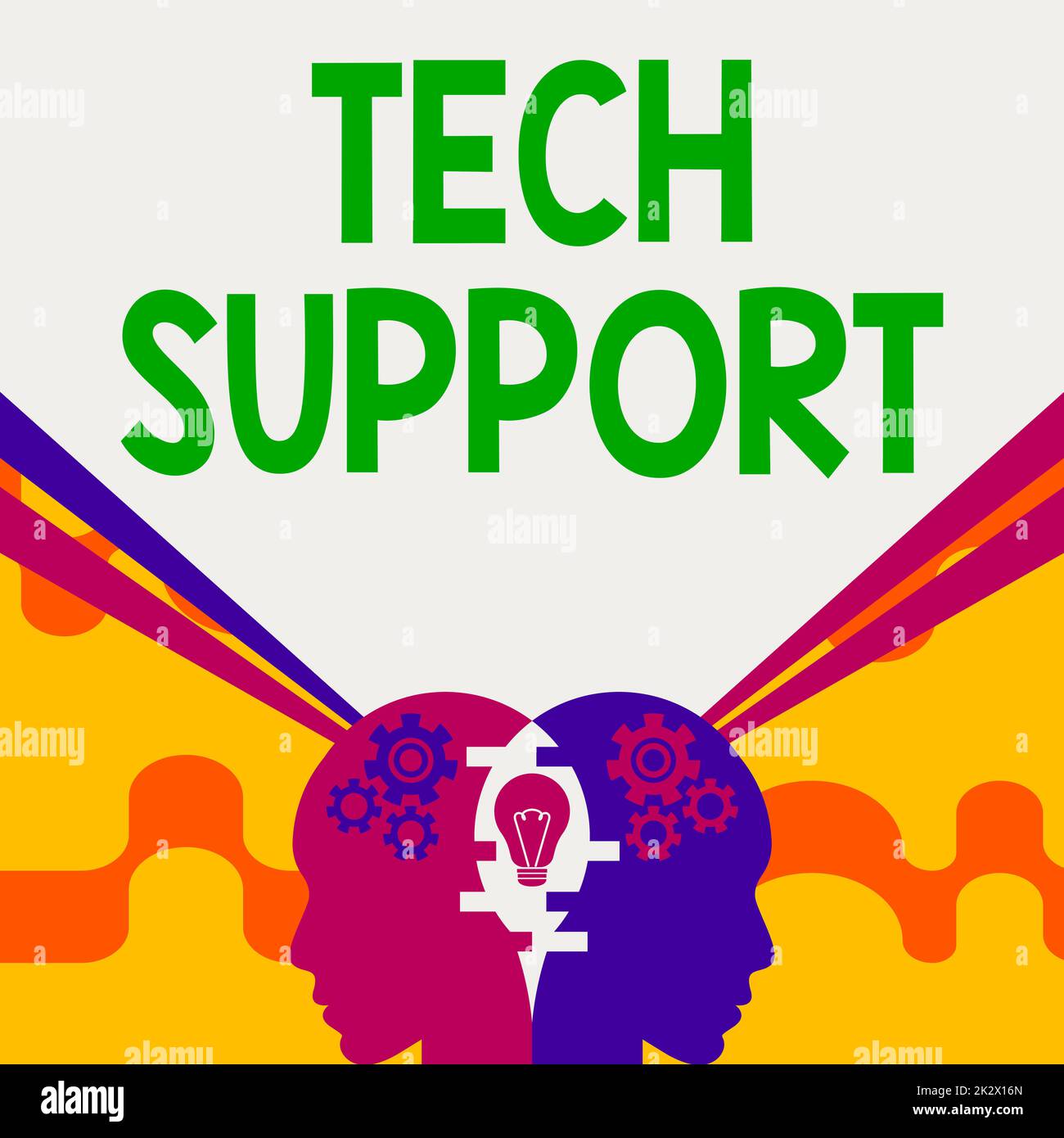 Text sign showing Tech Support. Business approach Assisting individuals ... Text sign showing Tech Support. Business approach Assisting individuals ...