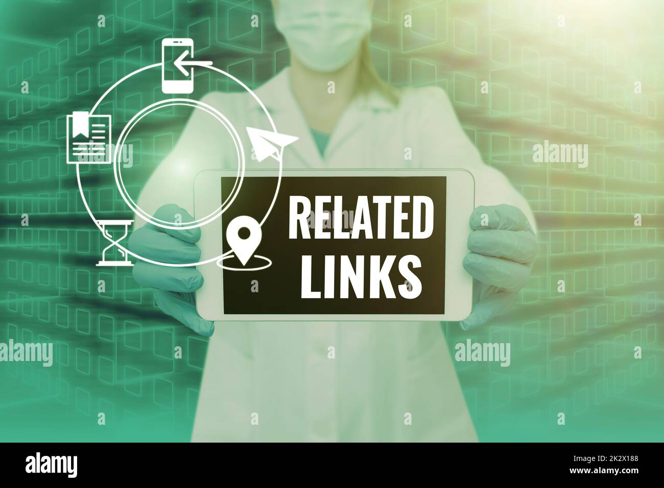 Text showing inspiration Related Links. Business showcase Website ...