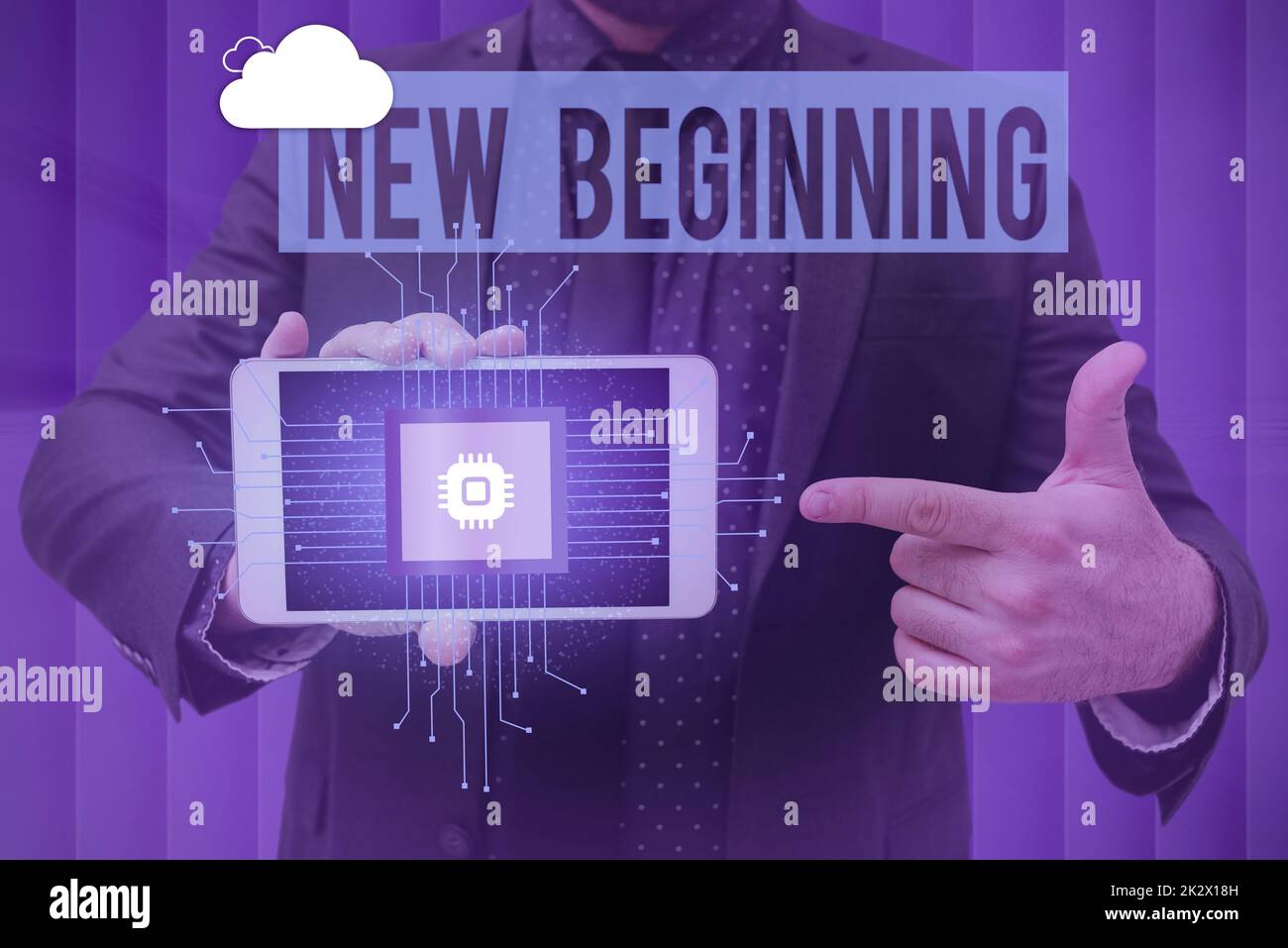 Handwriting text New Beginning. Business approach Different Career or ...